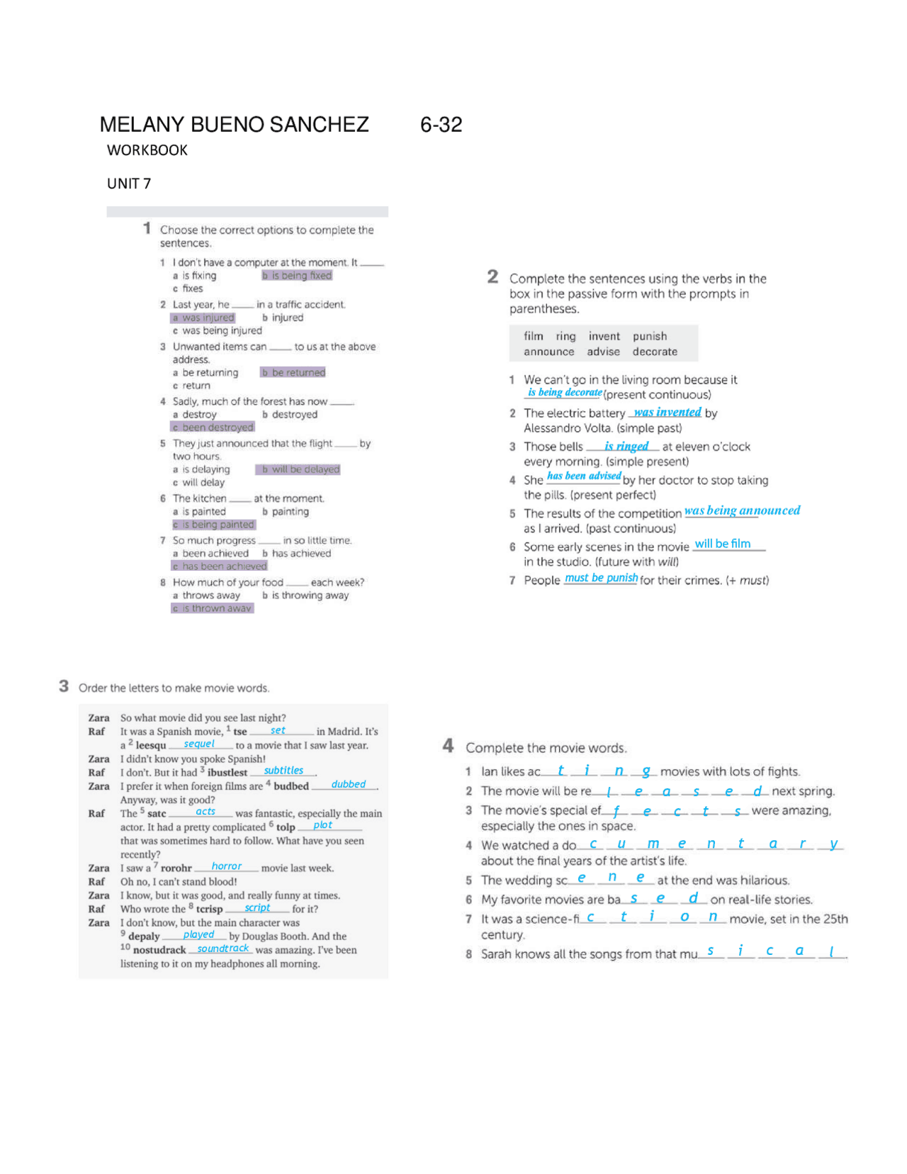 Workbook Ingles Nivel A2 Ejercicios De Lengua Y Literatura Docsity