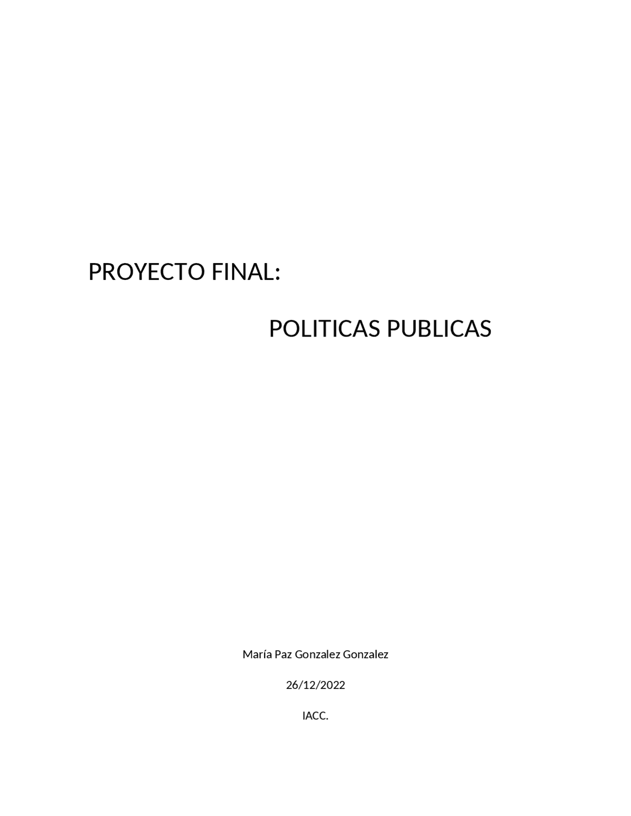Dsarollo Proyecto Final Monografías Ensayos De Ética Docsity