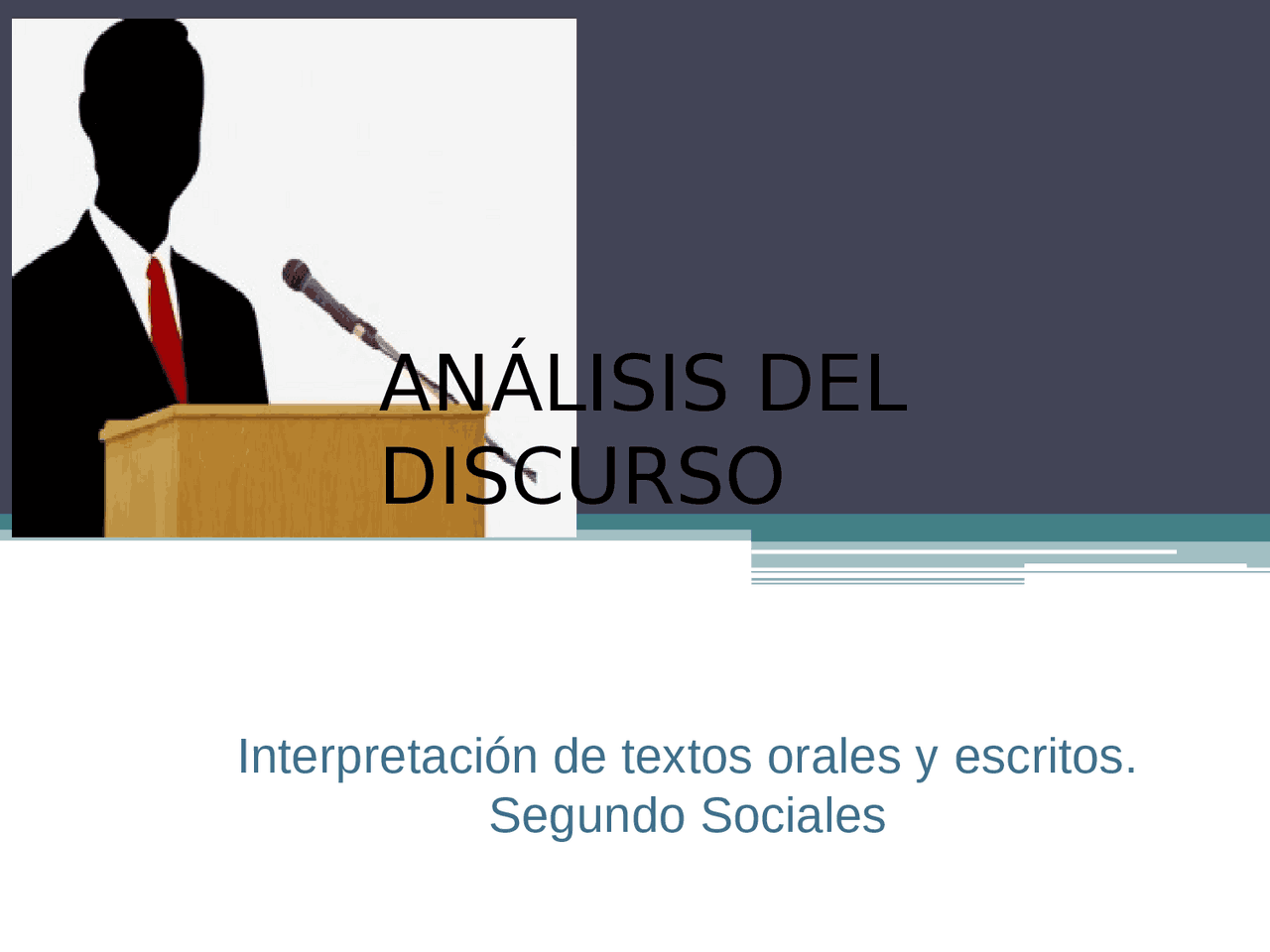 Análisis Del Discurso Diapositivas De Lengua Y Literatura Docsity
