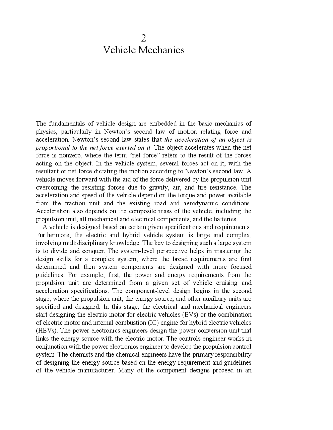 Electric vehicles 18EE752 | Study notes Electrical and Electronics ...