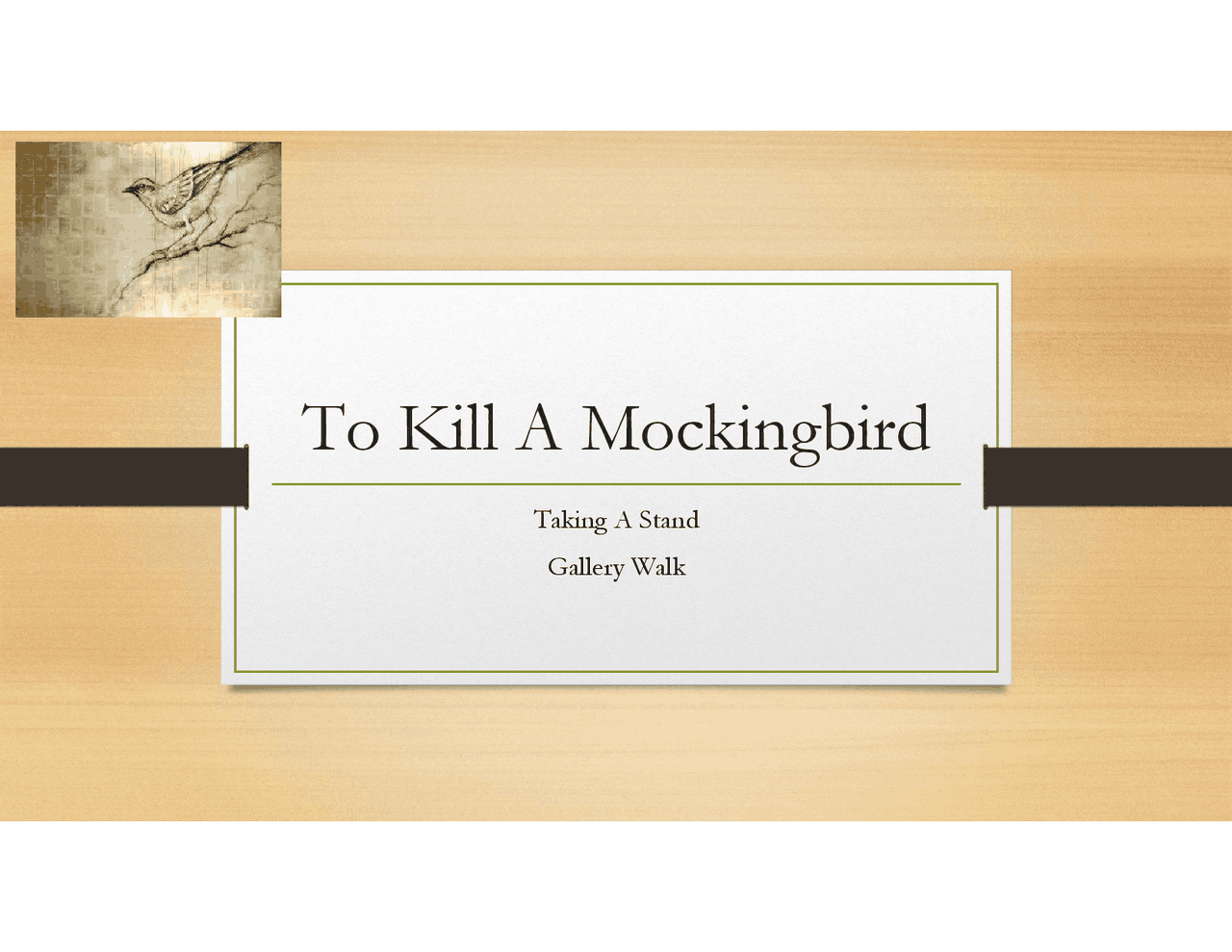 To Kill A Mockingbird | Summaries English Literature | Docsity