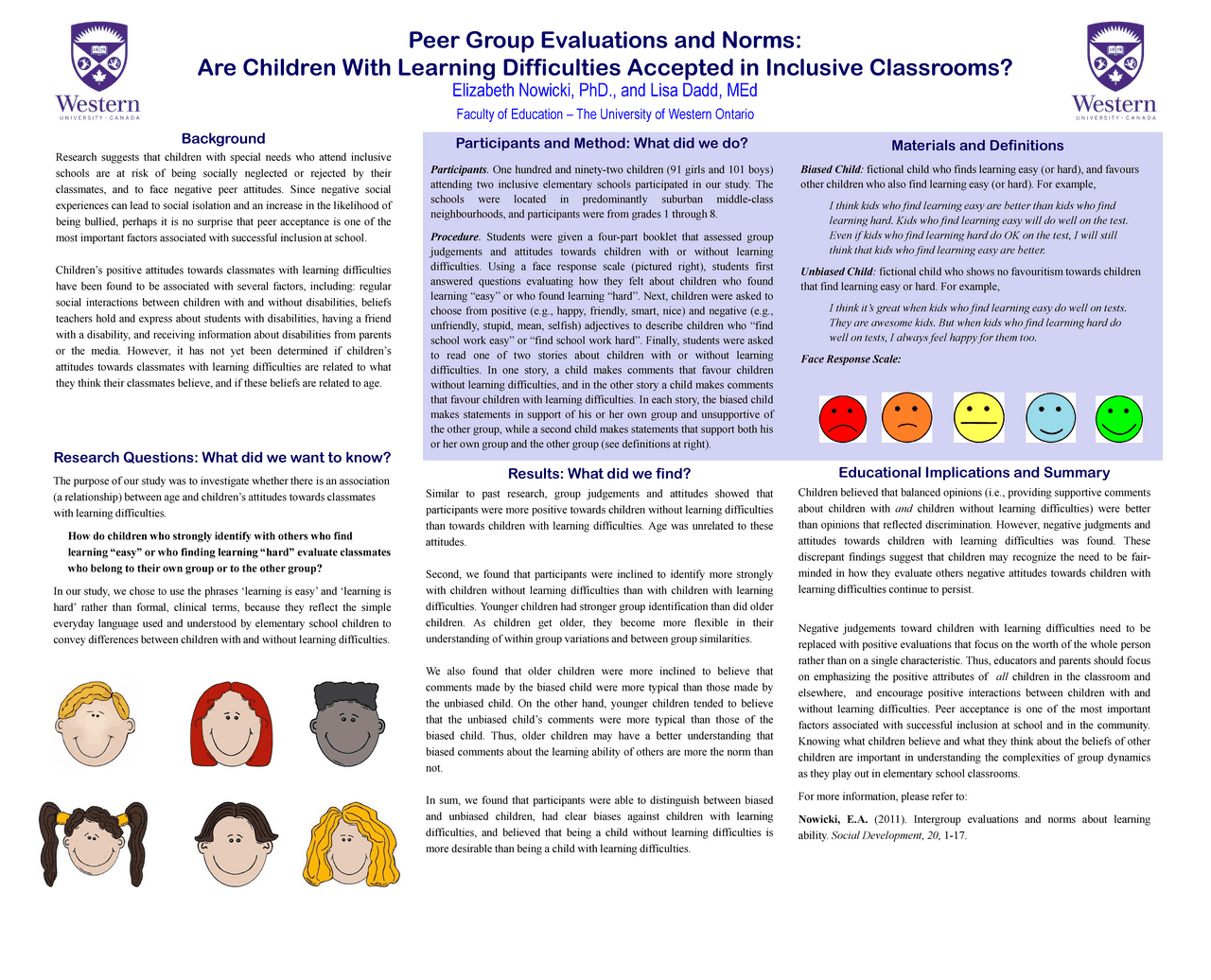 Peer Group Evaluations and Norms in Inclusive Classrooms | Slides ...