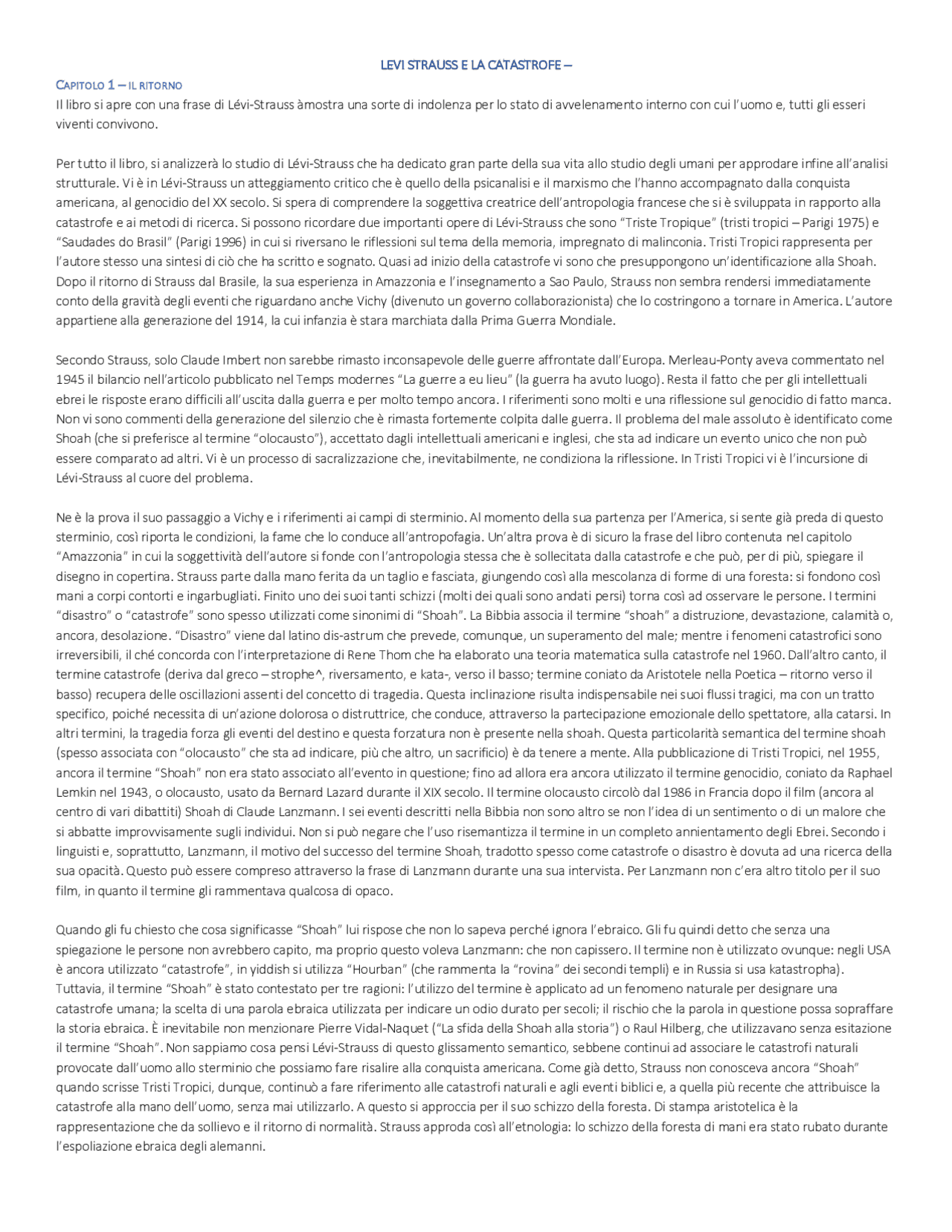 Appunti lezione per esame antropologia | Schemi e mappe concettuali di ...