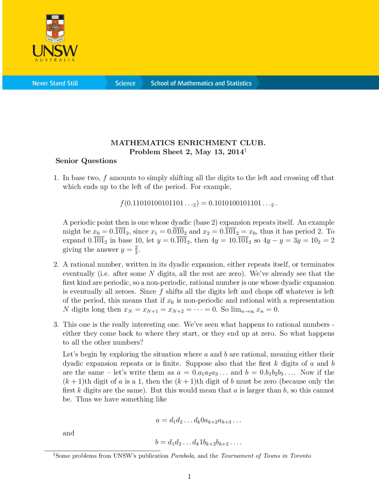 Mathematics Enrichment Club Problem Sheet 2 Schemes And Mind Maps