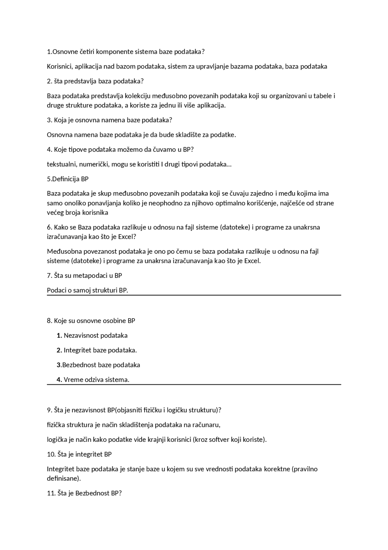 Pitanja Iz Informatike Ispiti Predlog Računarstvo I Informatika