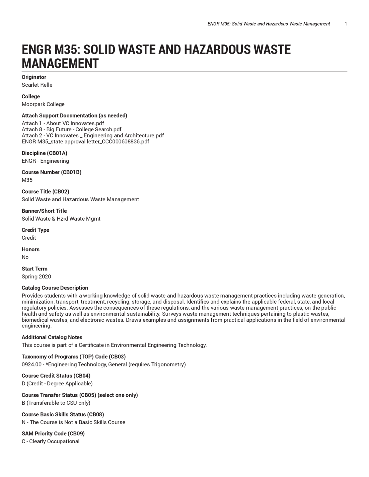 ENGR M35: Solid Waste and Hazardous Waste Management | Summaries Waste ...