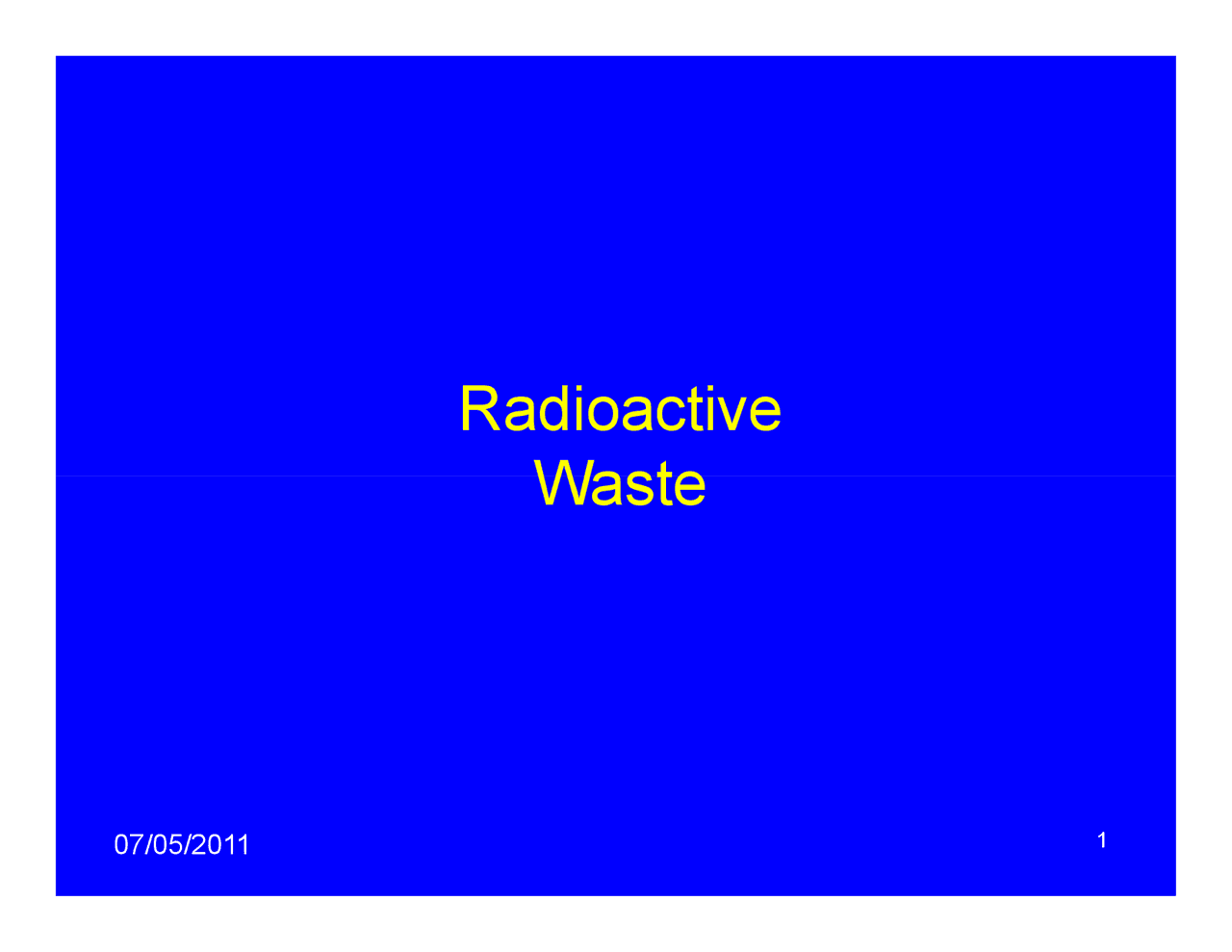 Regulations for Radioactive Waste Disposal | Schemes and Mind Maps ...