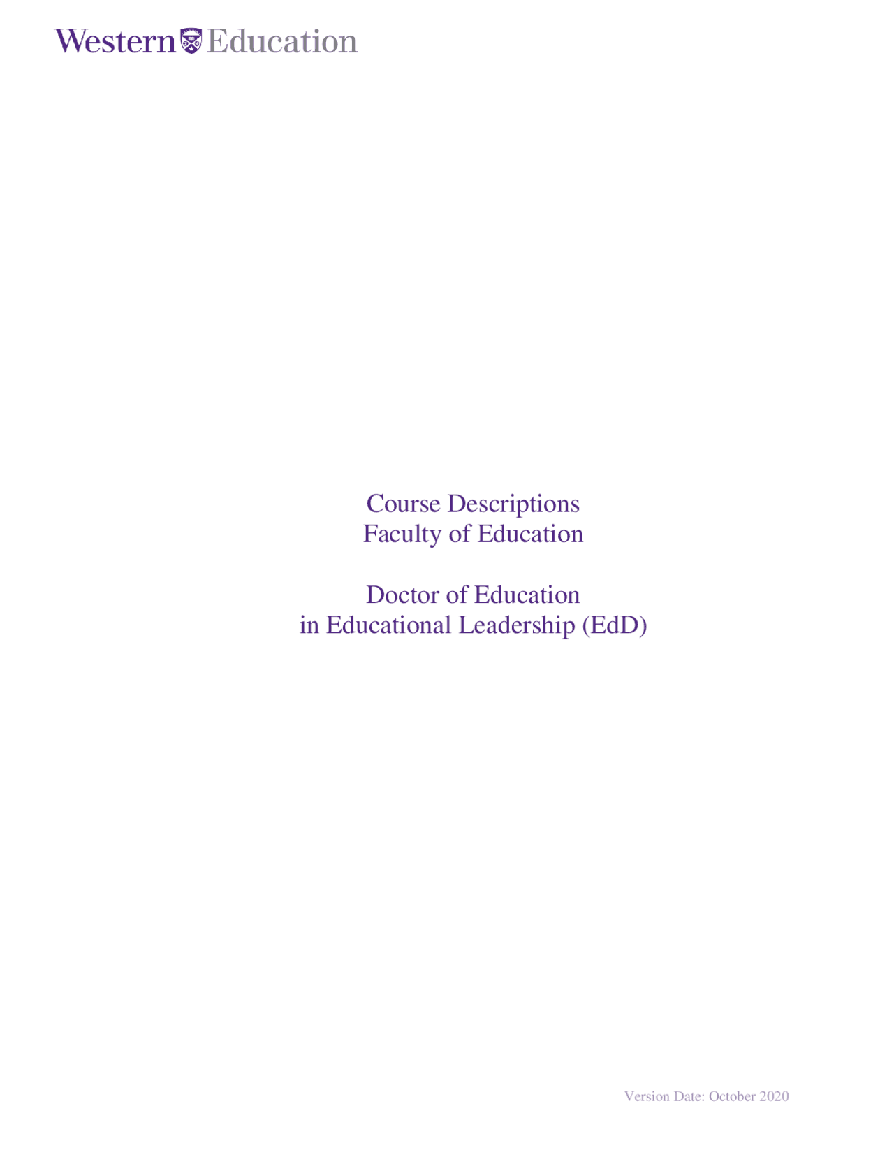 Edd-course-descriptions-2021.pdf | Study notes Literature | Docsity