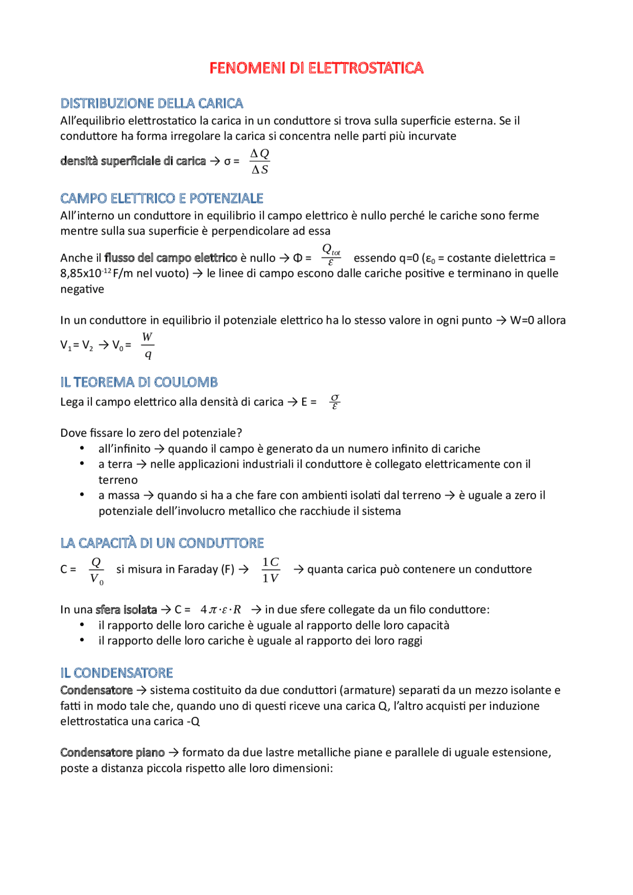 PROGRAMMA 5 ANNO LICEO SCIENTIFICO FISICA | Appunti di Fisica | Docsity