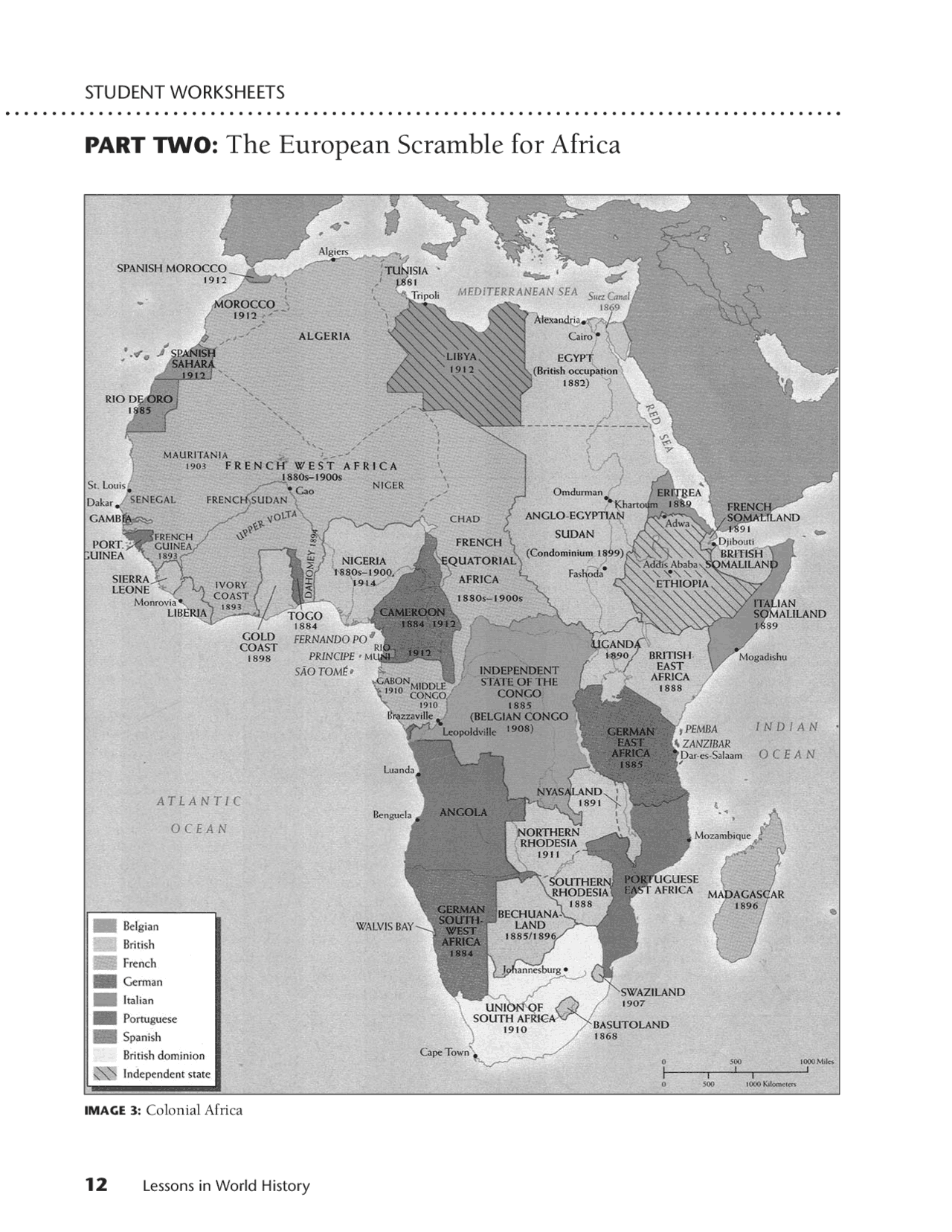 PART TWO: The European Scramble for Africa | Exams Political history ...