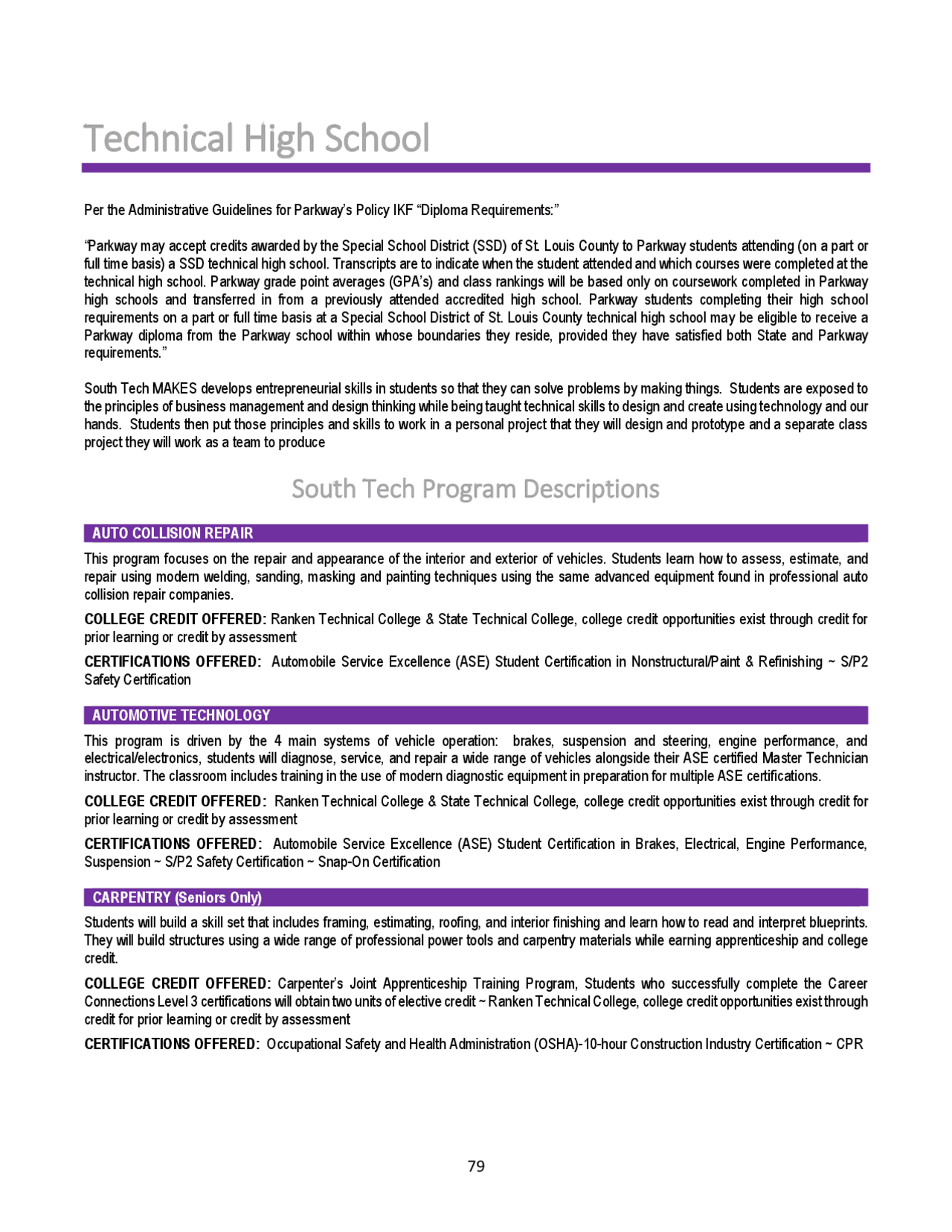Technical High School Exams Construction Docsity