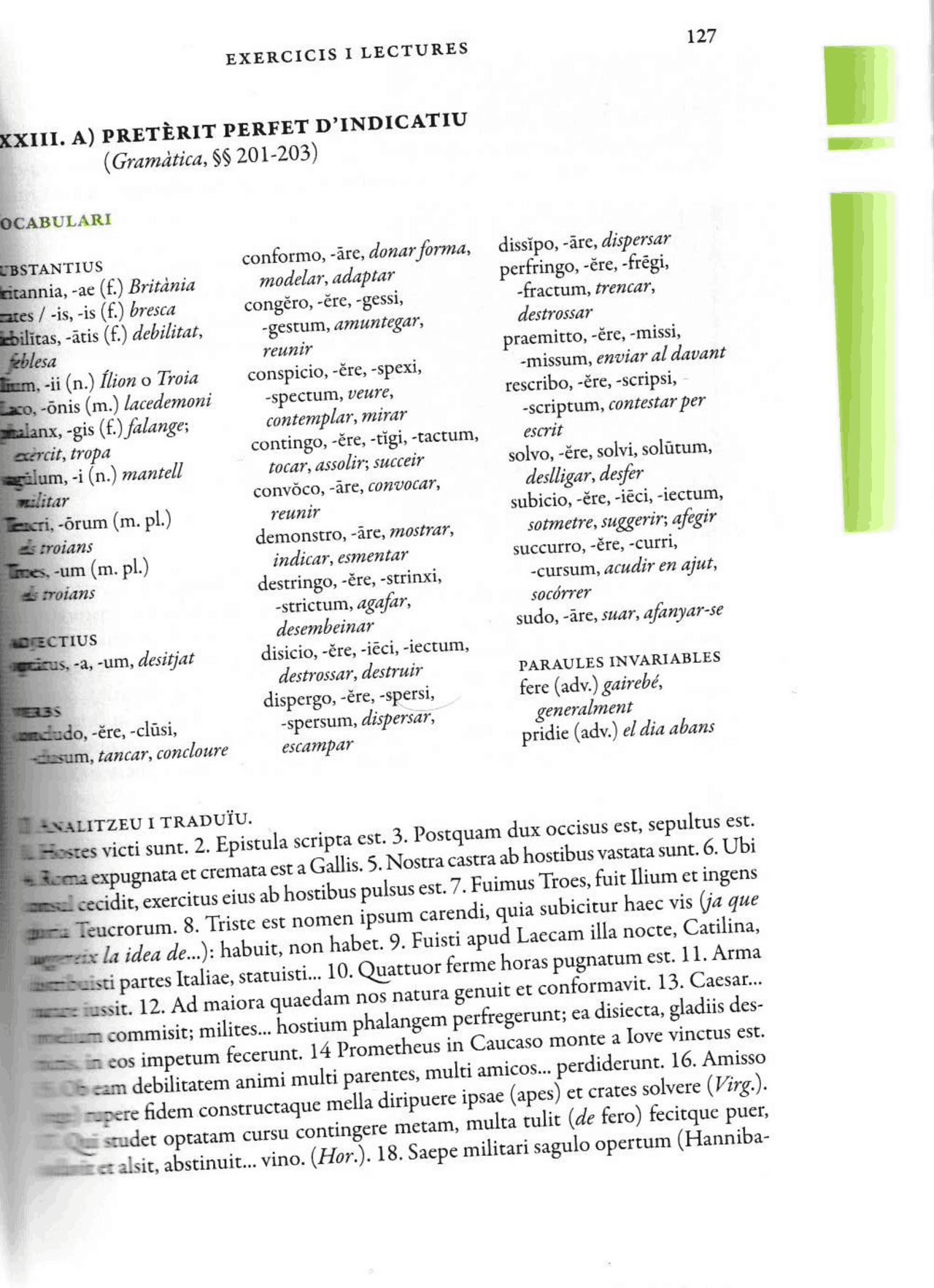 LATIN PASSIVAS Y ACTIVAS | Exámenes de Latín | Docsity