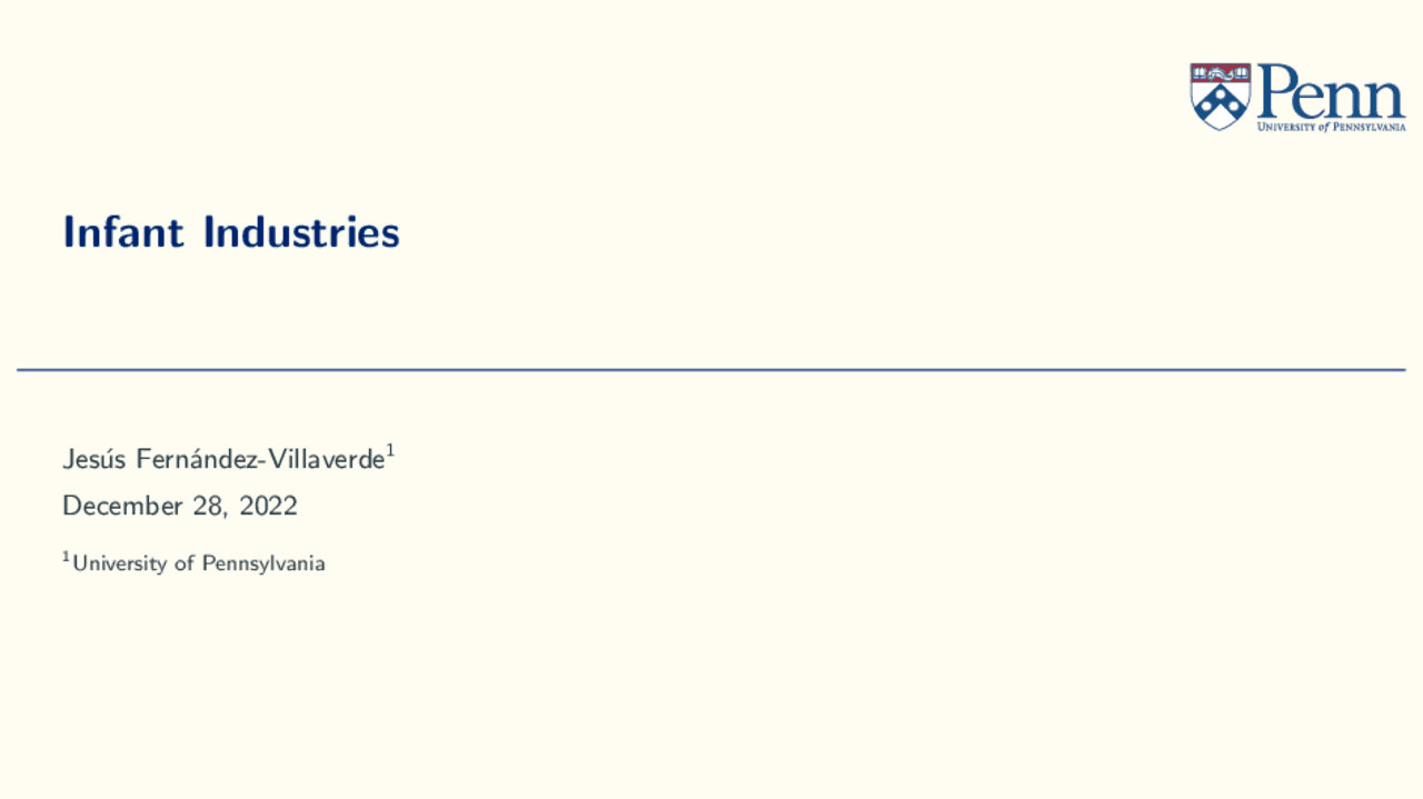 Infant Industries in Early America | Summaries Technology | Docsity