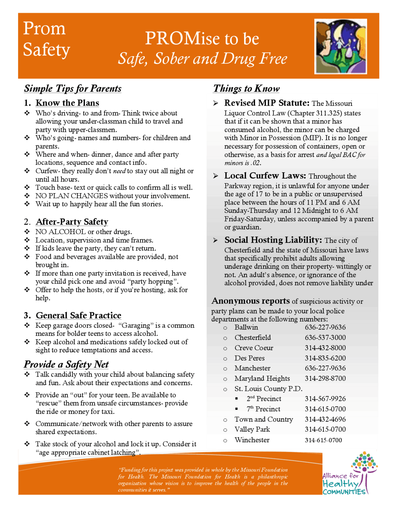 Prom Safety | Slides Law | Docsity