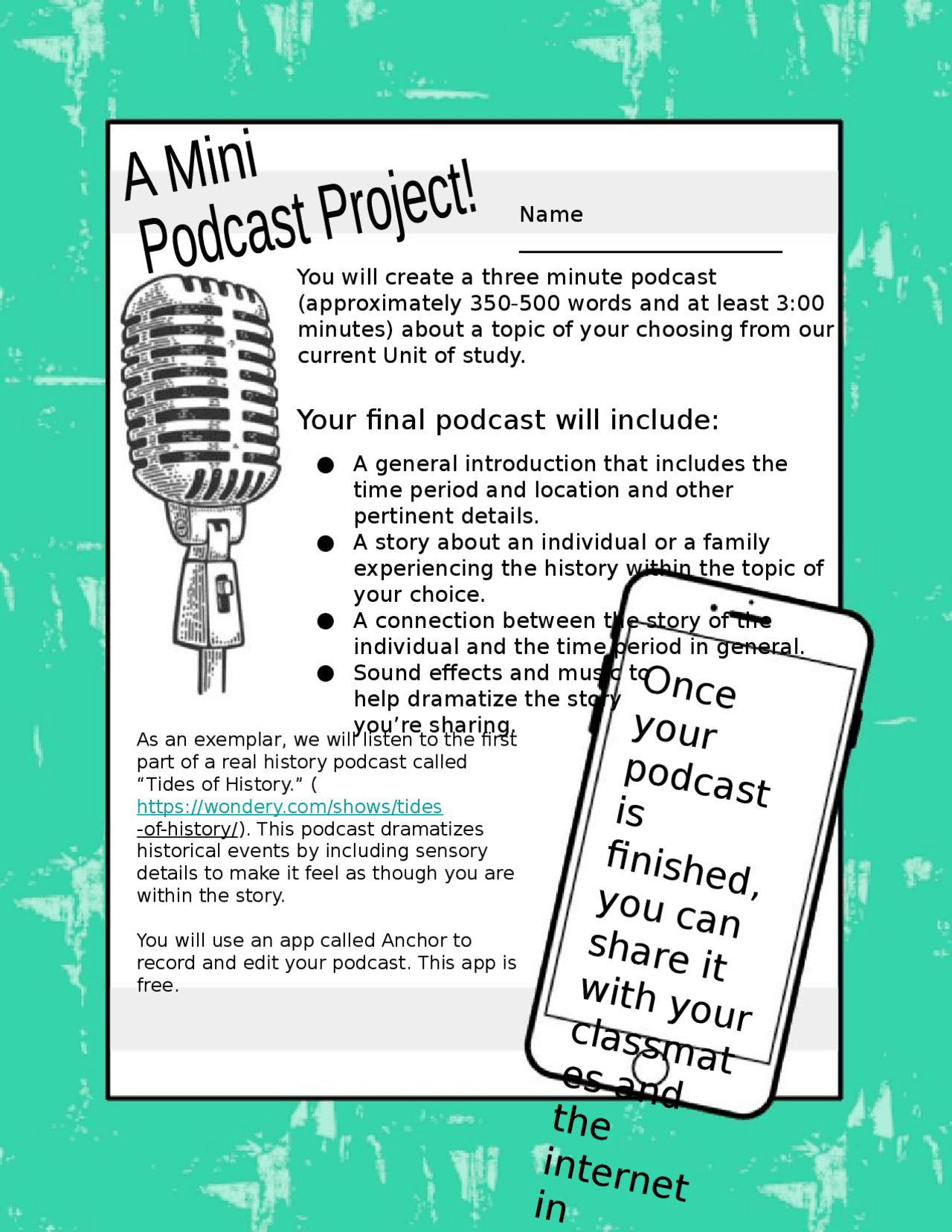 History podcast script | Essays (high school) History | Docsity