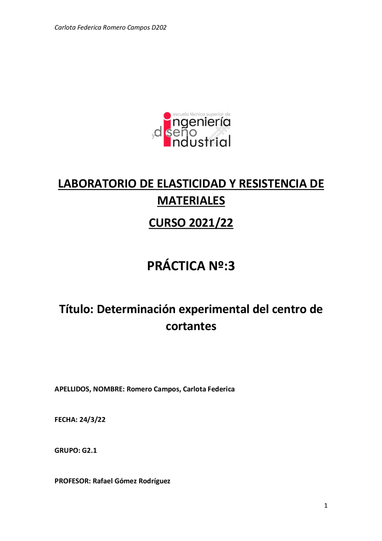 Practica Elasticidad Y Resistencia De Materiales Ejercicios De