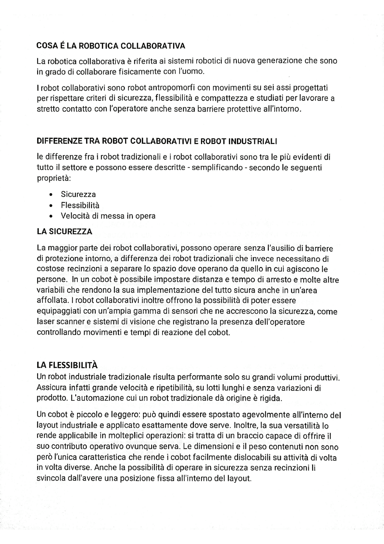 Robotica Descrizione Generale Schemi E Mappe Concettuali Di Sistemi