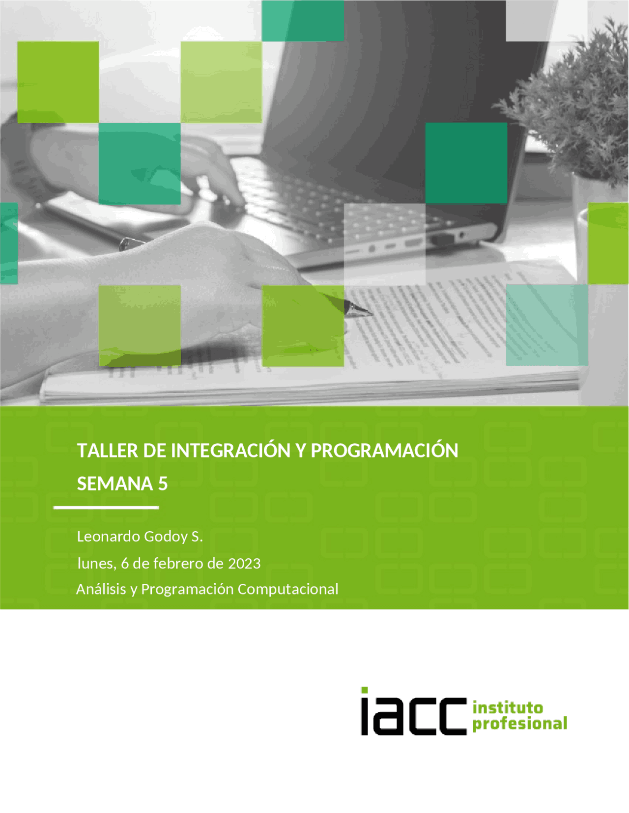 Tarea semana 5: Implementación de la metodología seleccionada ...