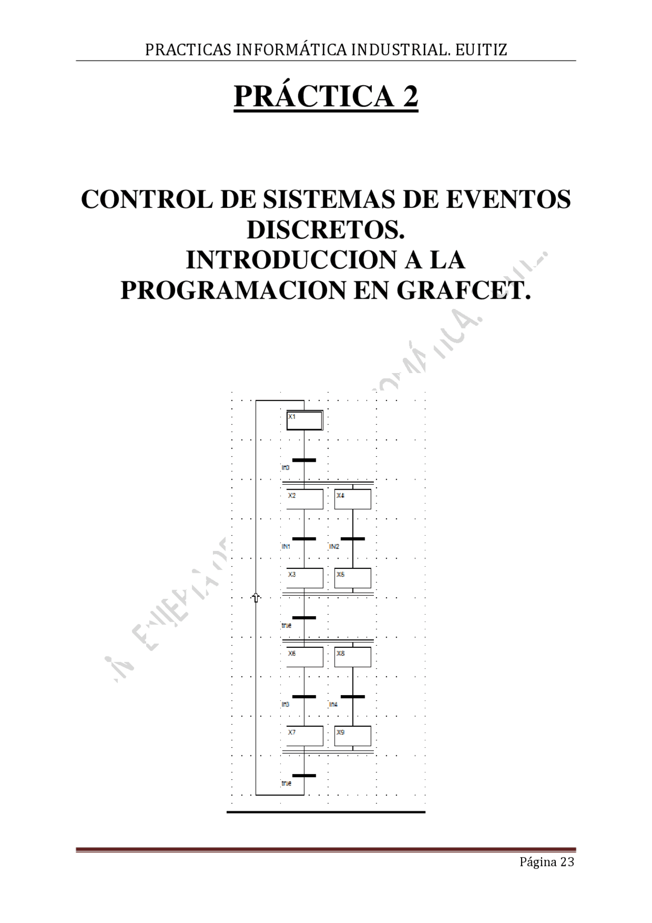EJERCICIOS DE PRACTICA GRAFCET | Ejercicios de Ingeniería | Docsity