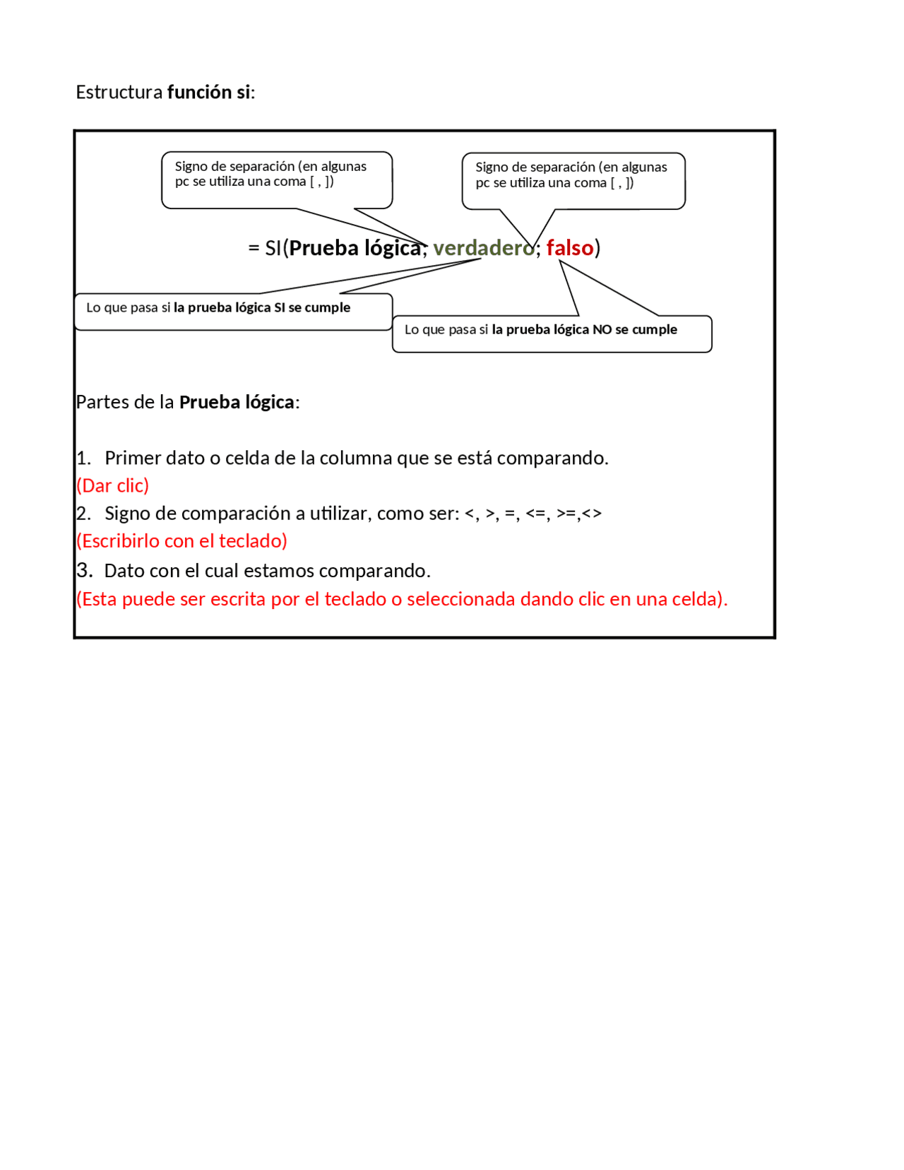 Introduccion A La Informatica Practicas De Excel Apuntes De Derecho