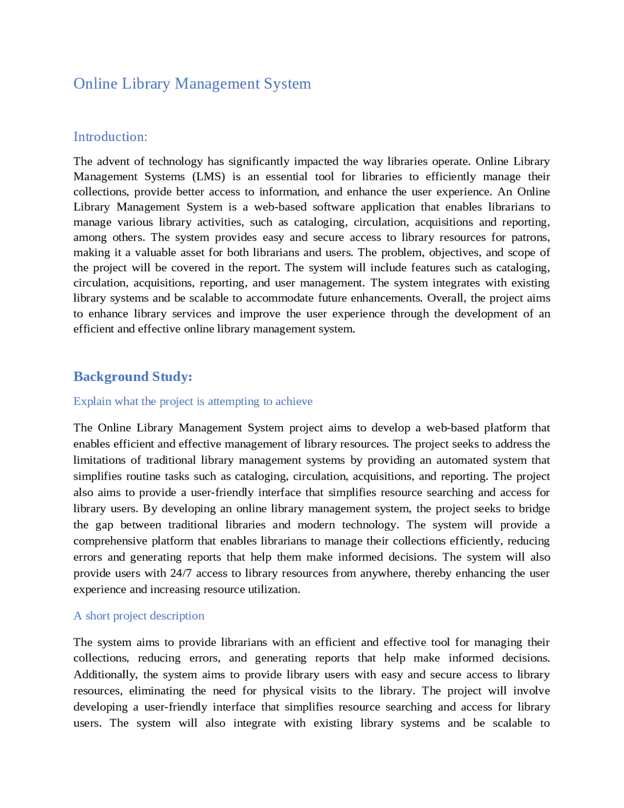 About online library management system | Thesis Advanced Data Analysis ...