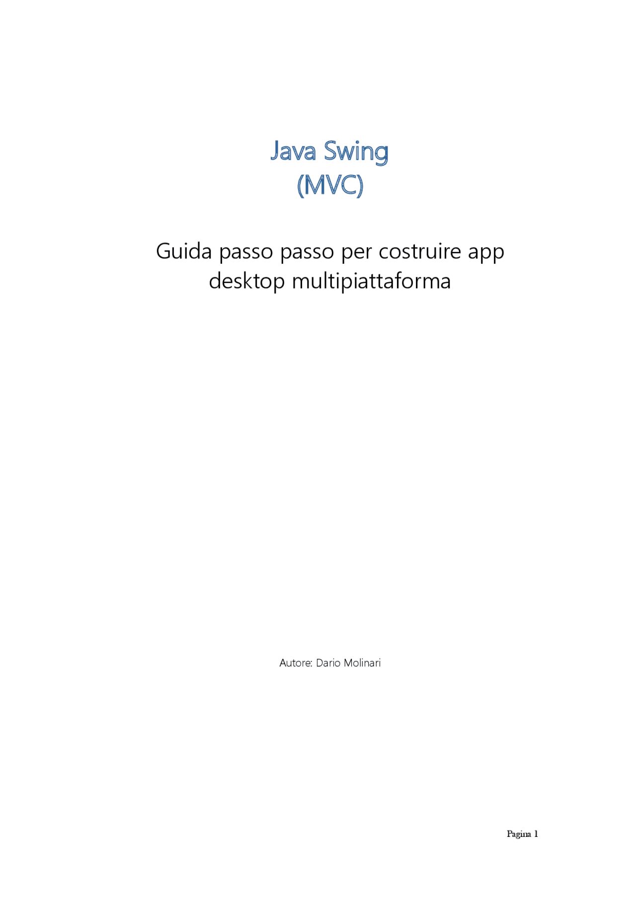 PROGRAMMAZIONE JAVA SWING MVC | Schemi e mappe concettuali di ...