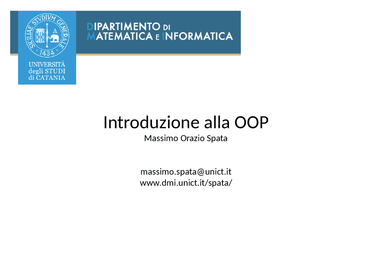 Programmazione ad oggetti | Schemi e mappe concettuali di Programmazione C | Docsity