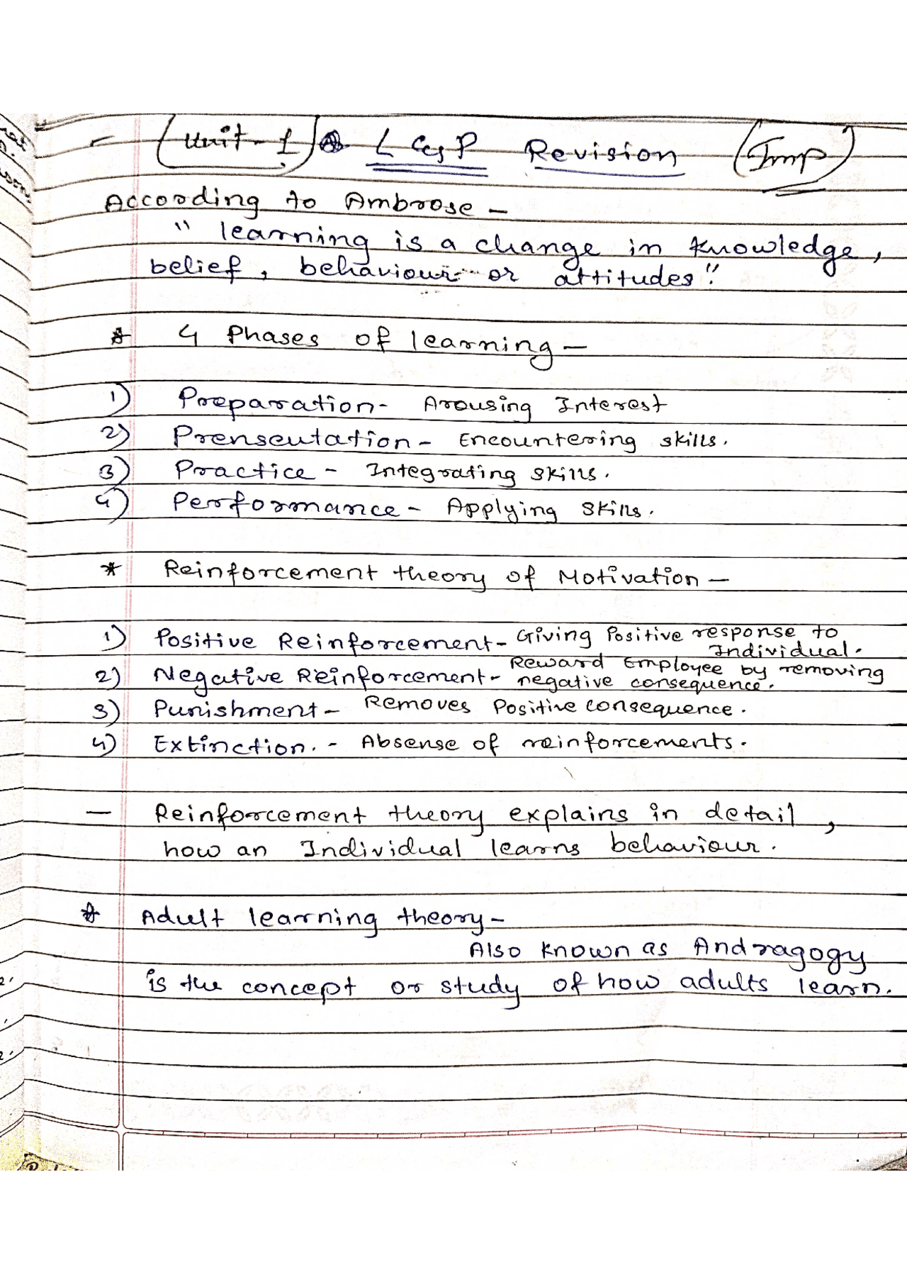 WHY LEARNING AND DEVELOPMENT IS NEEDED ETC IS COVERD | Summaries ...