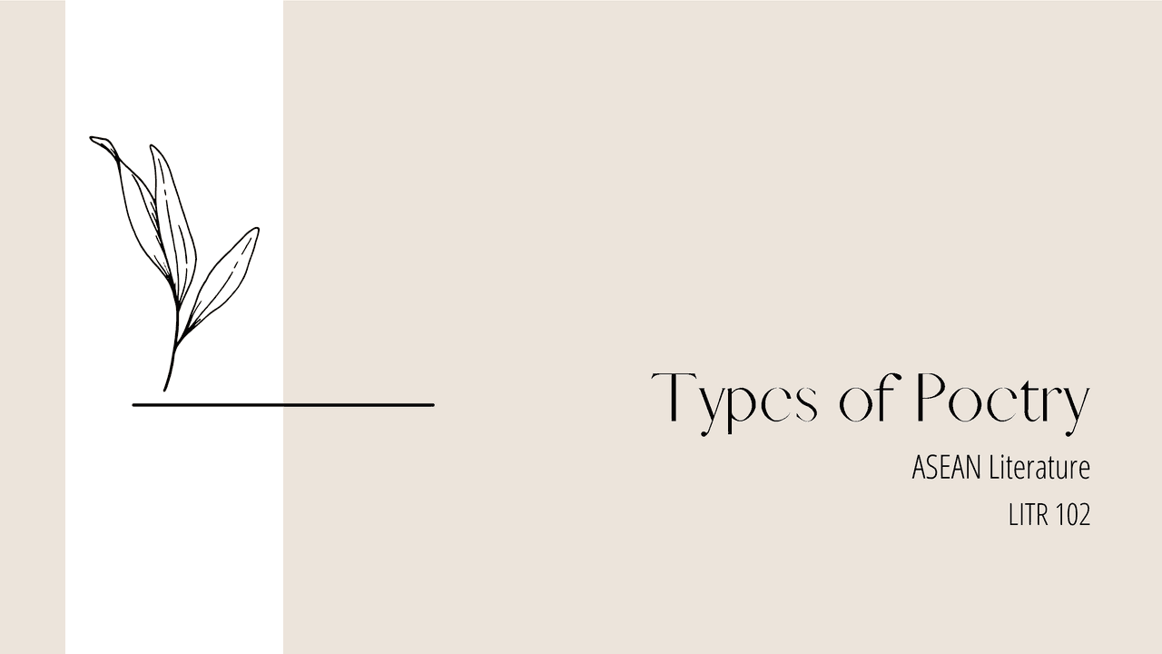 ASEAN Literature LEcture Guide | Lecture notes Literature | Docsity