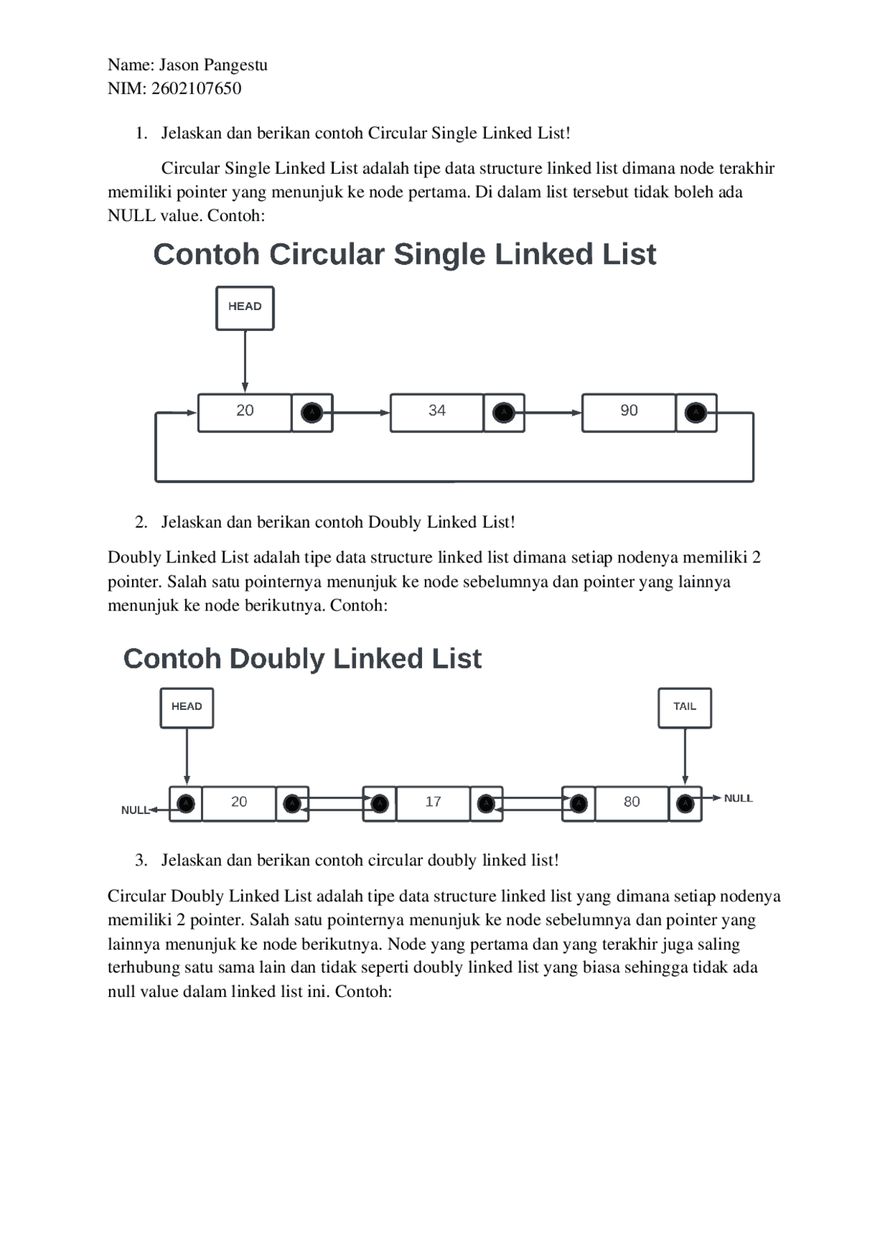 Binus University Tugas Data Structures Linked List | Assignments Data Structures and Algorithms ...