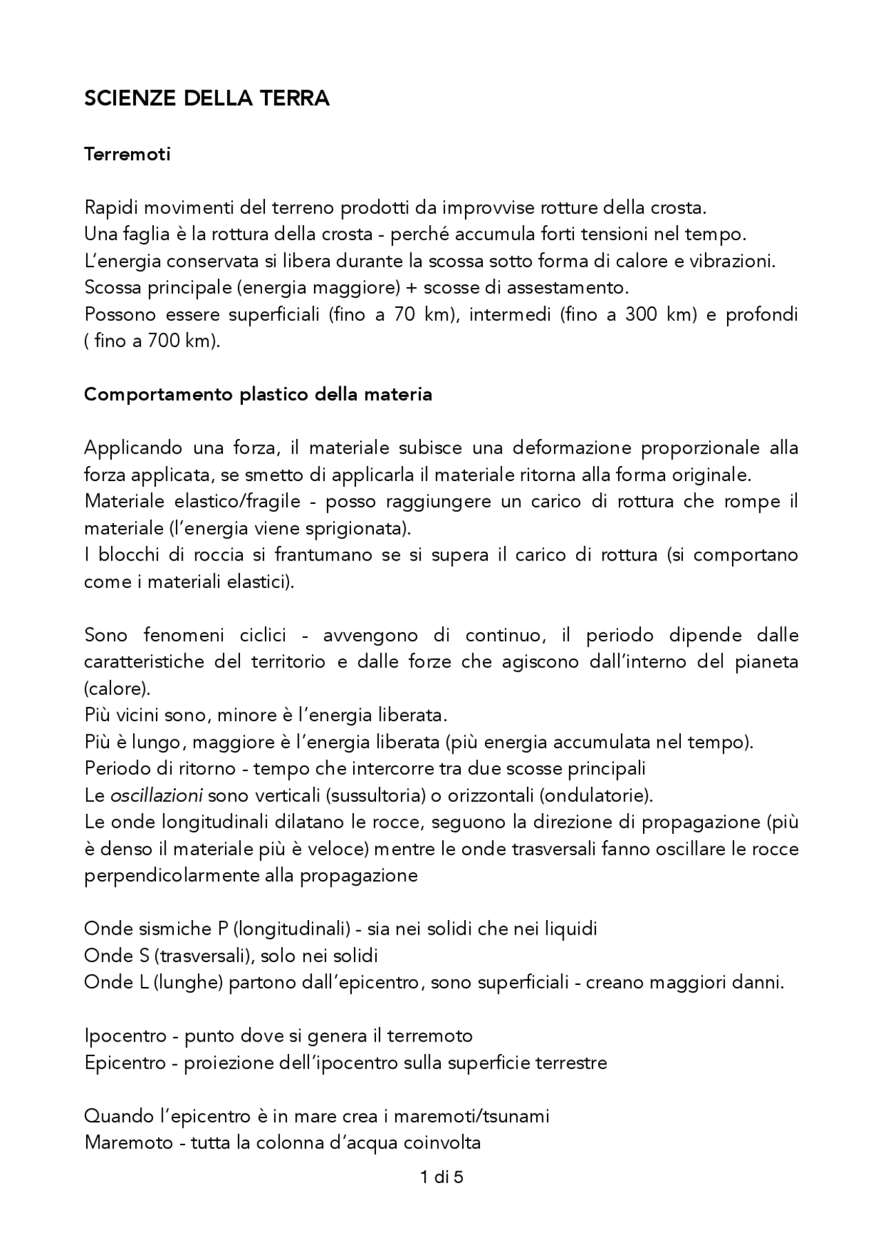 Schema Scienze Della Terra Schemi E Mappe Concettuali Di Scienze
