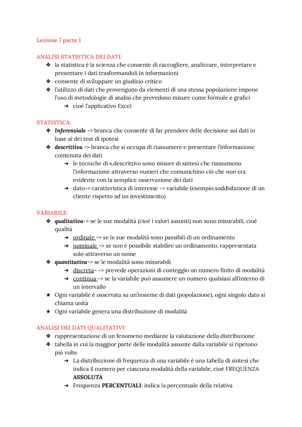 Modulo terzo appunti | Appunti di Elementi di Informatica | Docsity