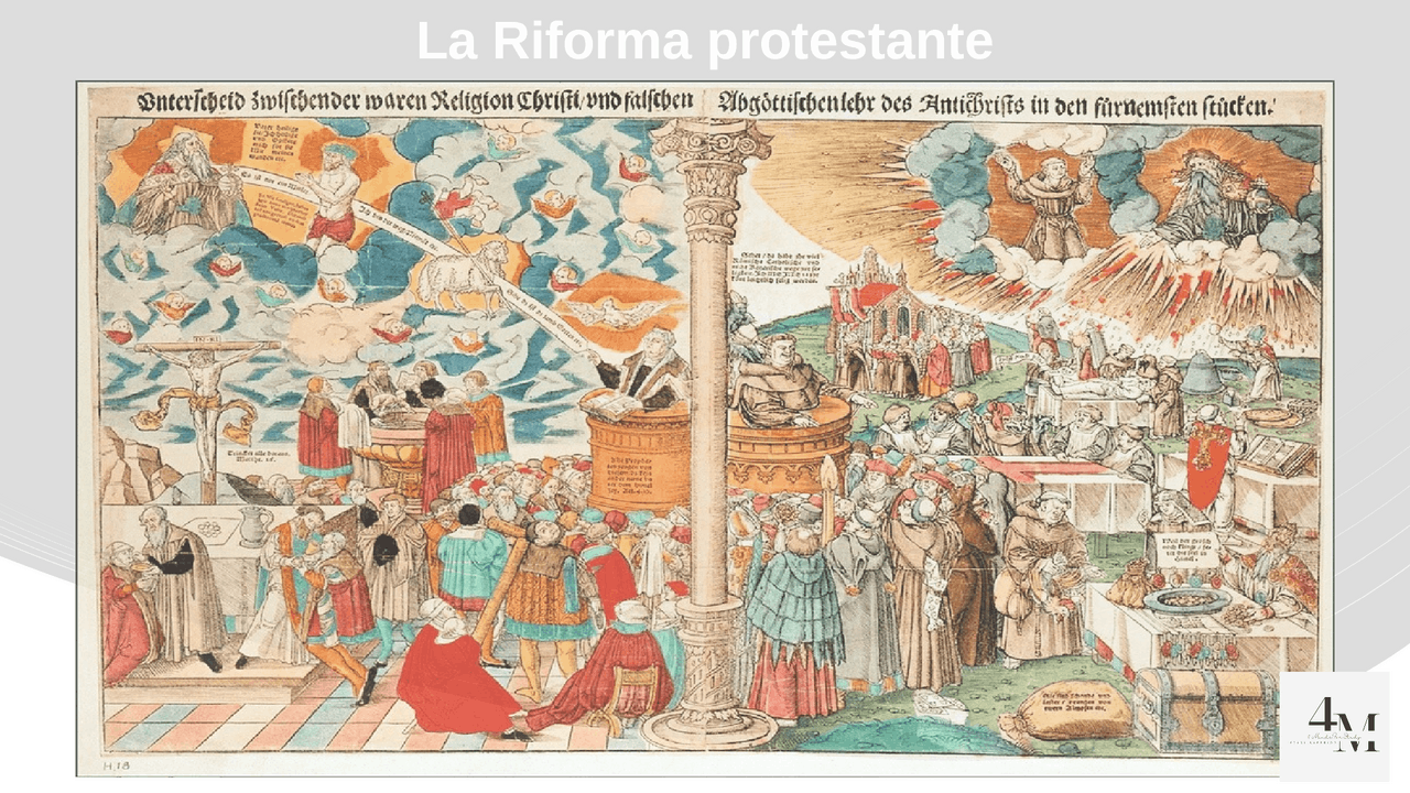 La Riforma protestante e la controriforma (1500) | Slide di Storia ...