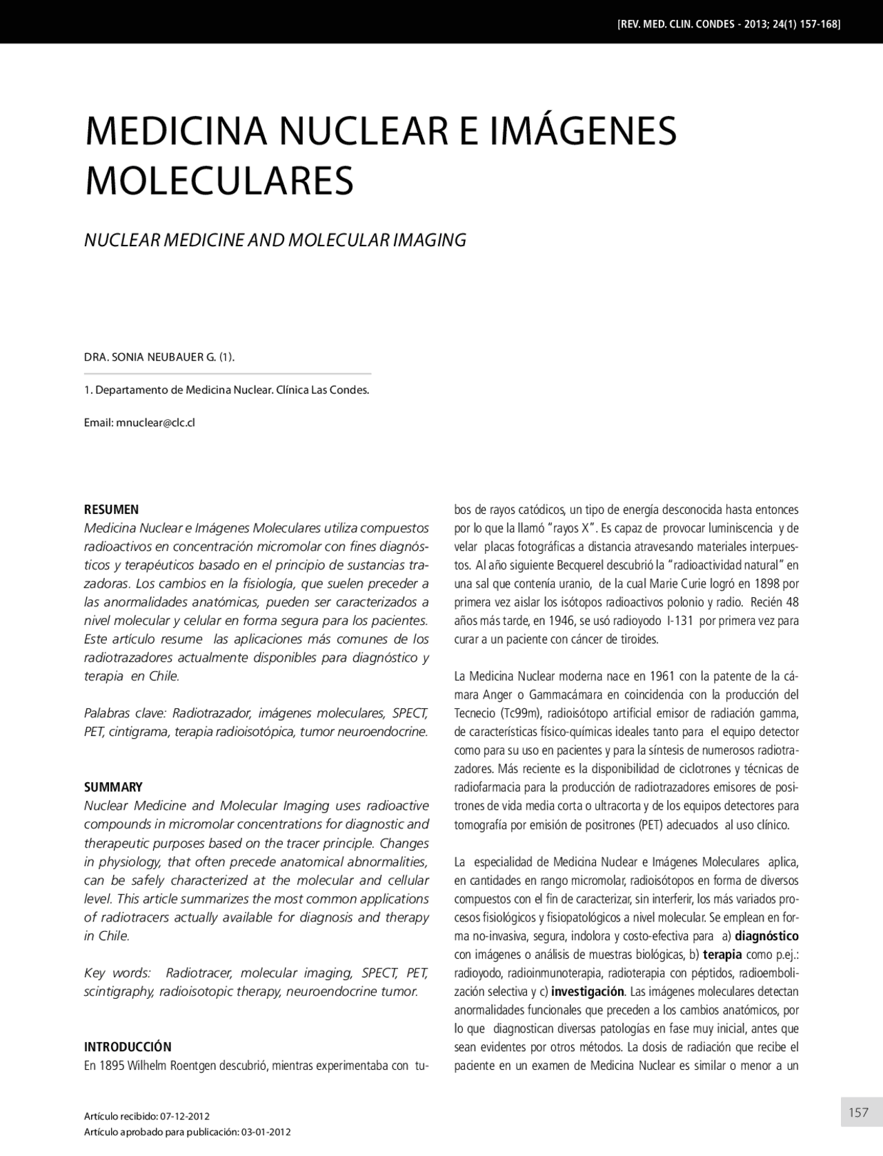 Medicina nuclear e imagenes moleculares | Diapositivas de Biología Celular y Molecular | Docsity