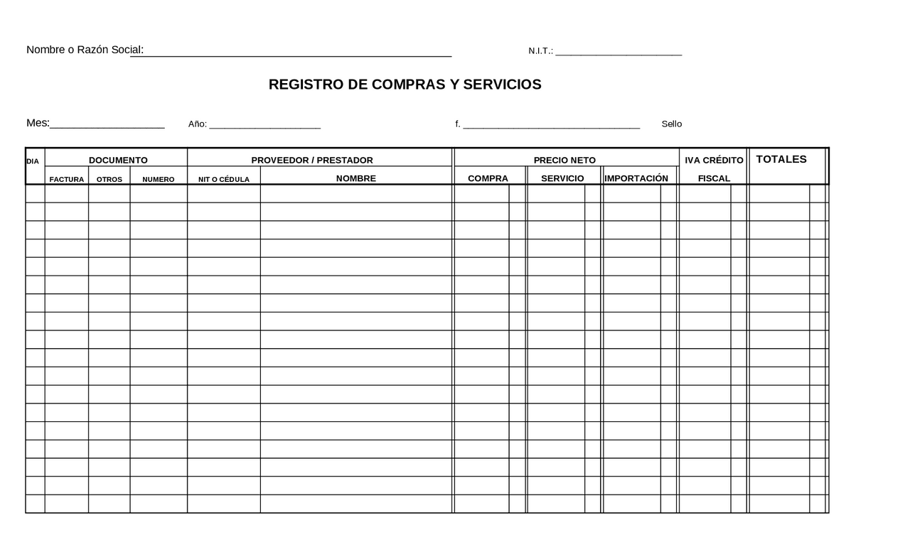Planillas de excel kja | Diapositivas de Derecho | Docsity