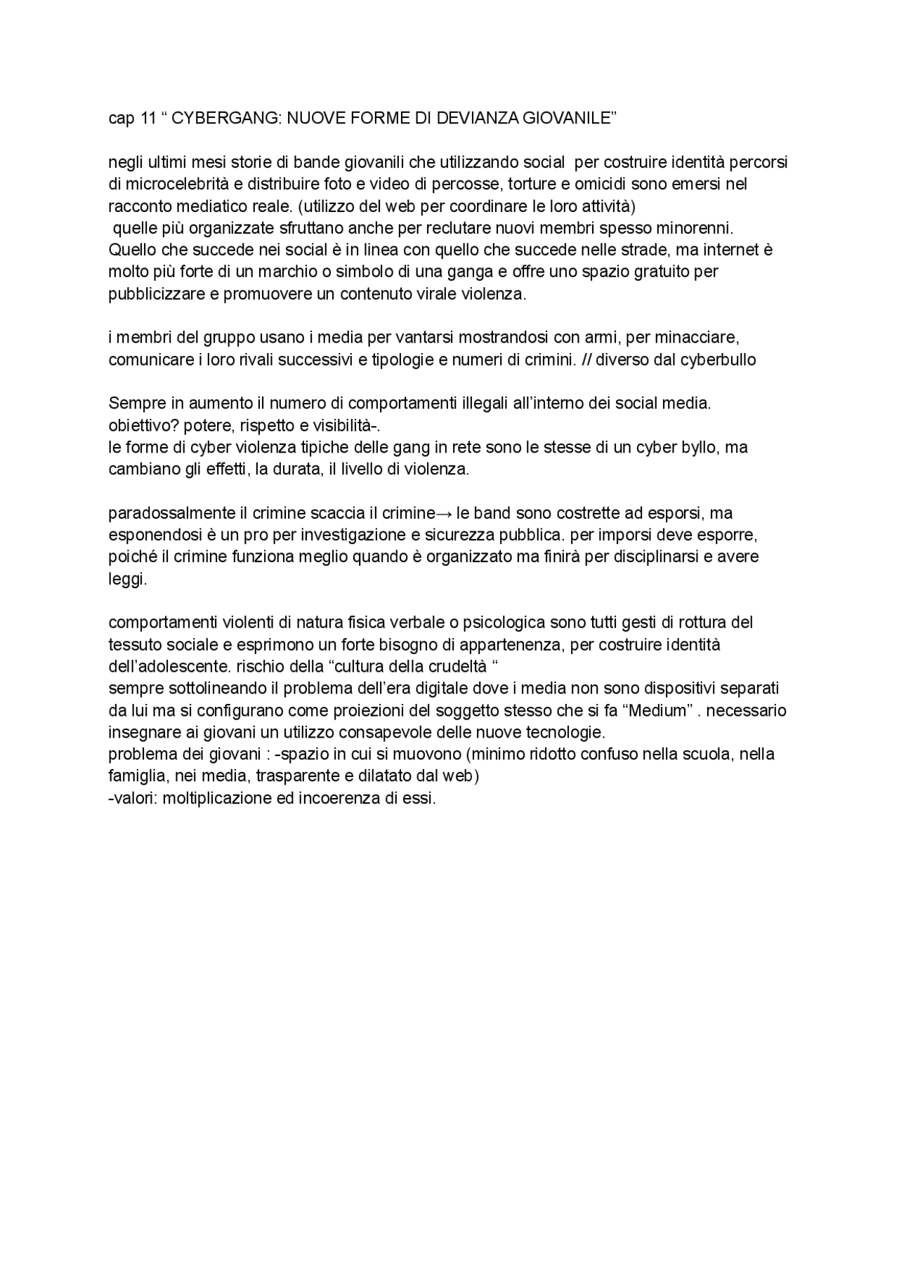 Appunti Criminologia Appunti Di Criminologia Docsity