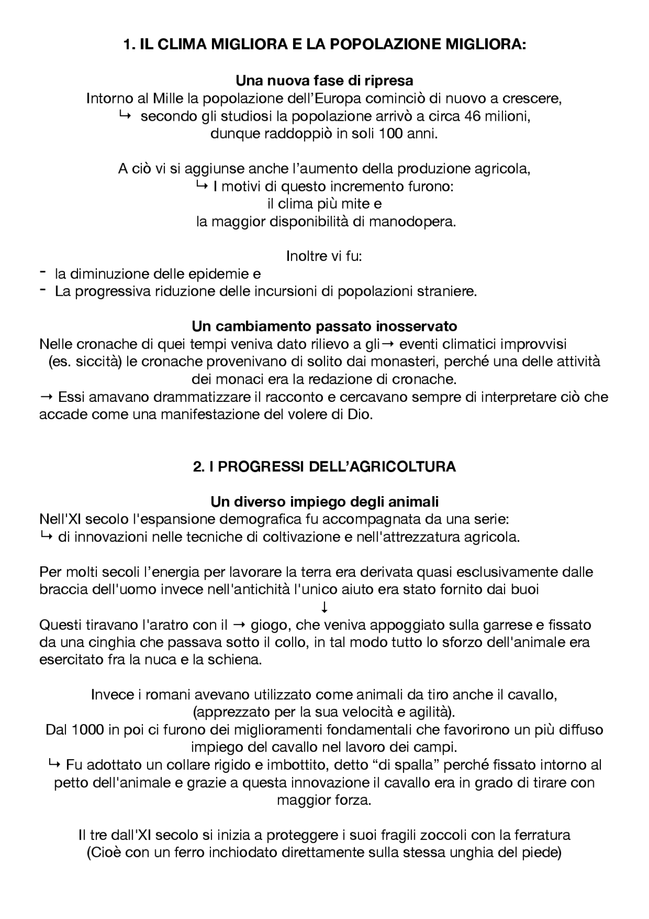 Rinascita dell'XI secolo | Schemi e mappe concettuali di Storia | Docsity