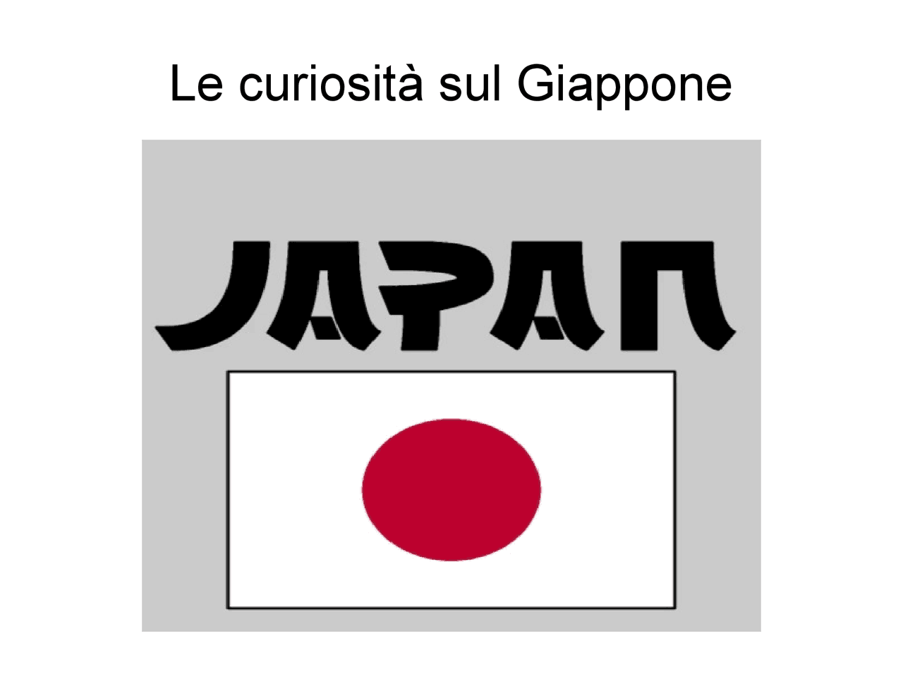 Curiosità Sul Giappone Schemi E Mappe Concettuali Di Geografia