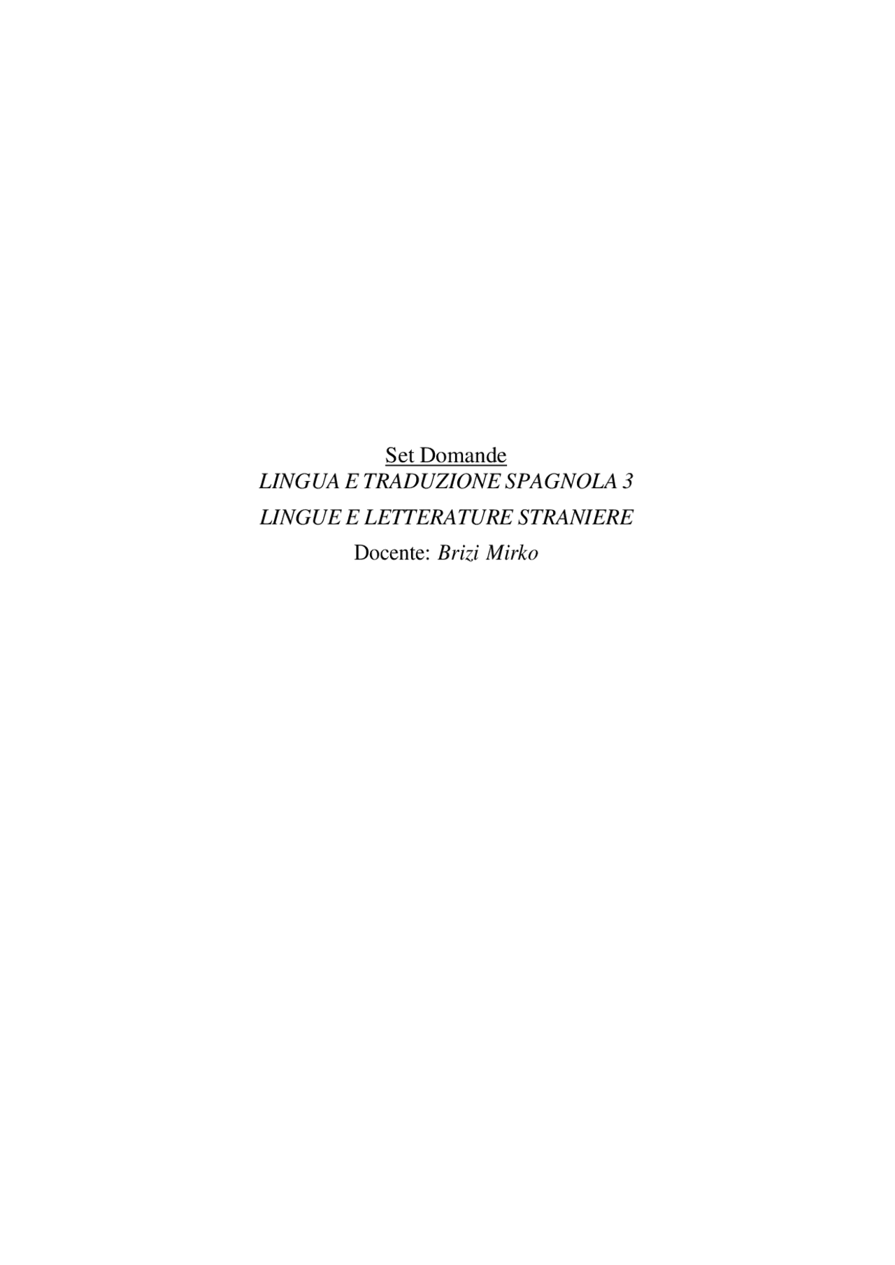 Paniere Crocette Lingua E Traduzione Spagnola 3 Brizi Mirko