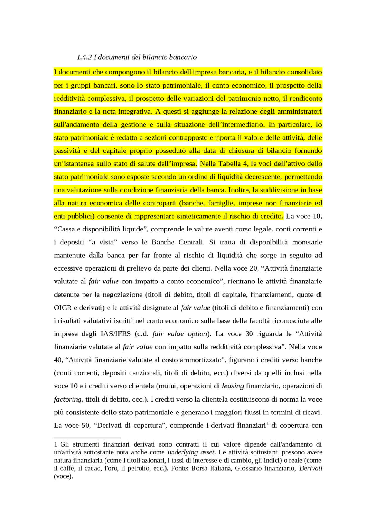 Il Bilancio Delle Banche Tesi Di Laurea Di Diritto Docsity