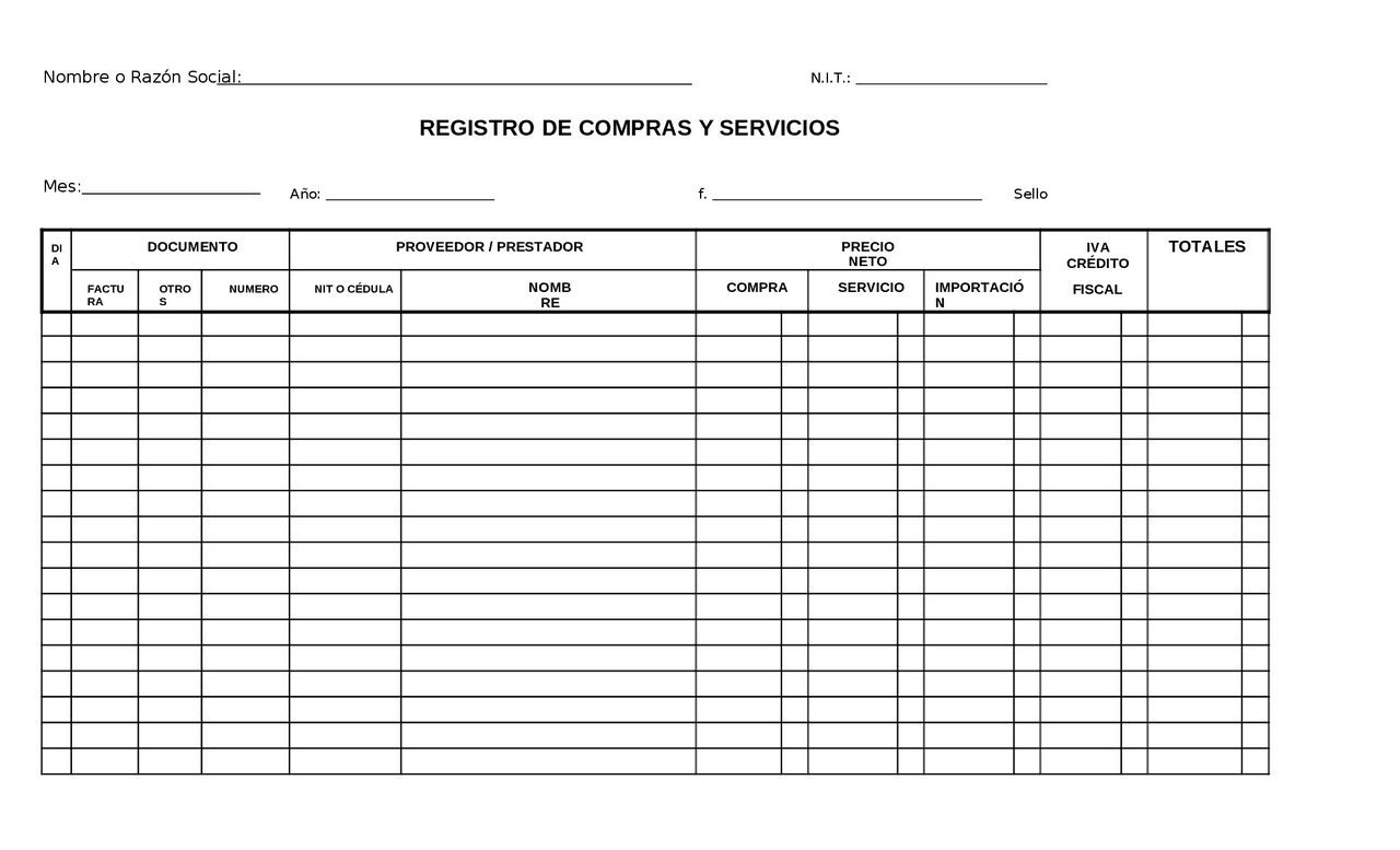 Es un libro de compras y ventas | Guías, Proyectos, Investigaciones de Derecho | Docsity