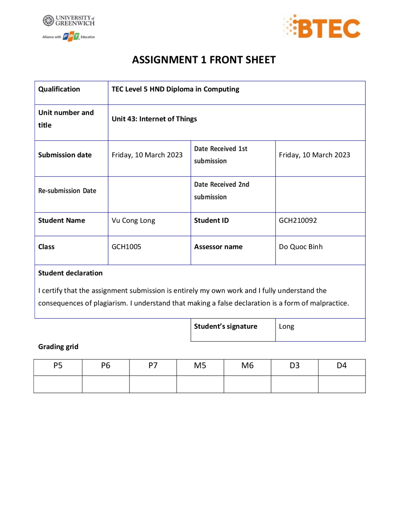 Assignment 2 1690 Greenwich Assignments Embedded Systems Docsity