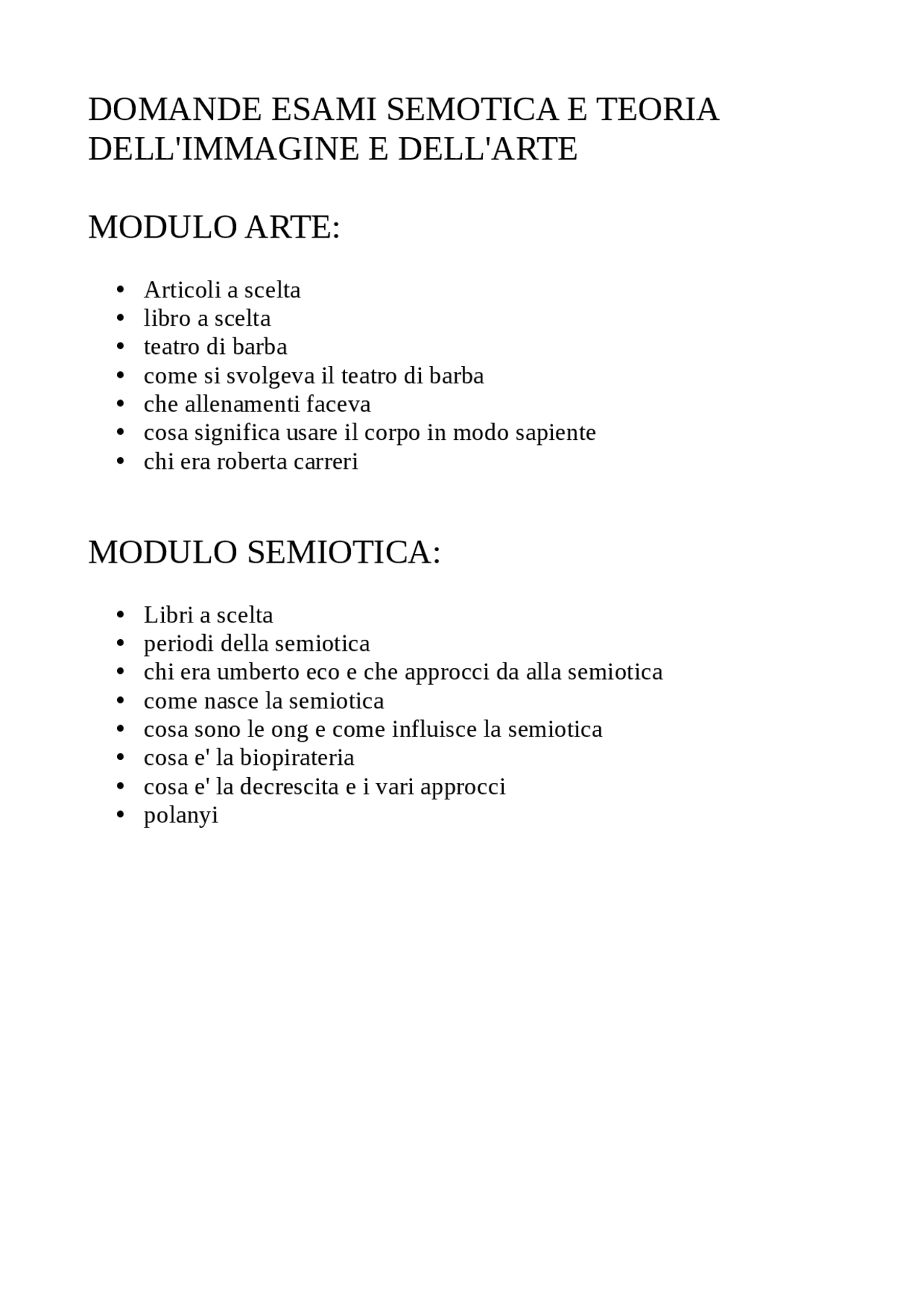 Domande esame pellerey | Schemi e mappe concettuali di Semiotica | Docsity