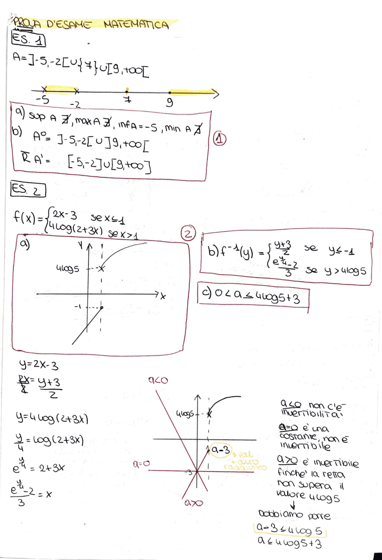 Prove Desame Svolte Prove Desame Di Matematica Generale Docsity