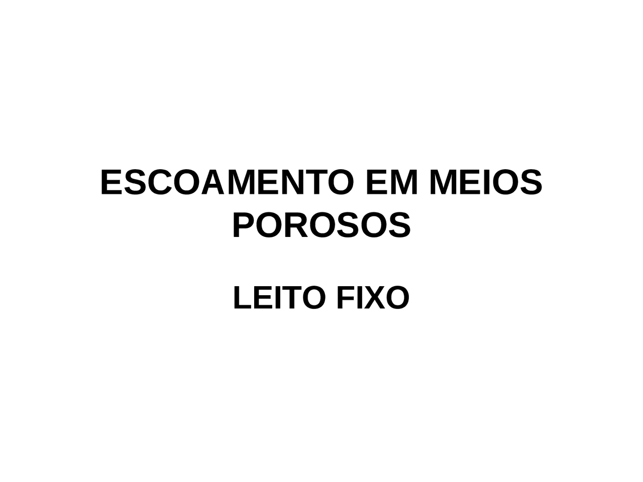 Aula escoamento Leito Fixo | Esquemas Hidrologia | Docsity