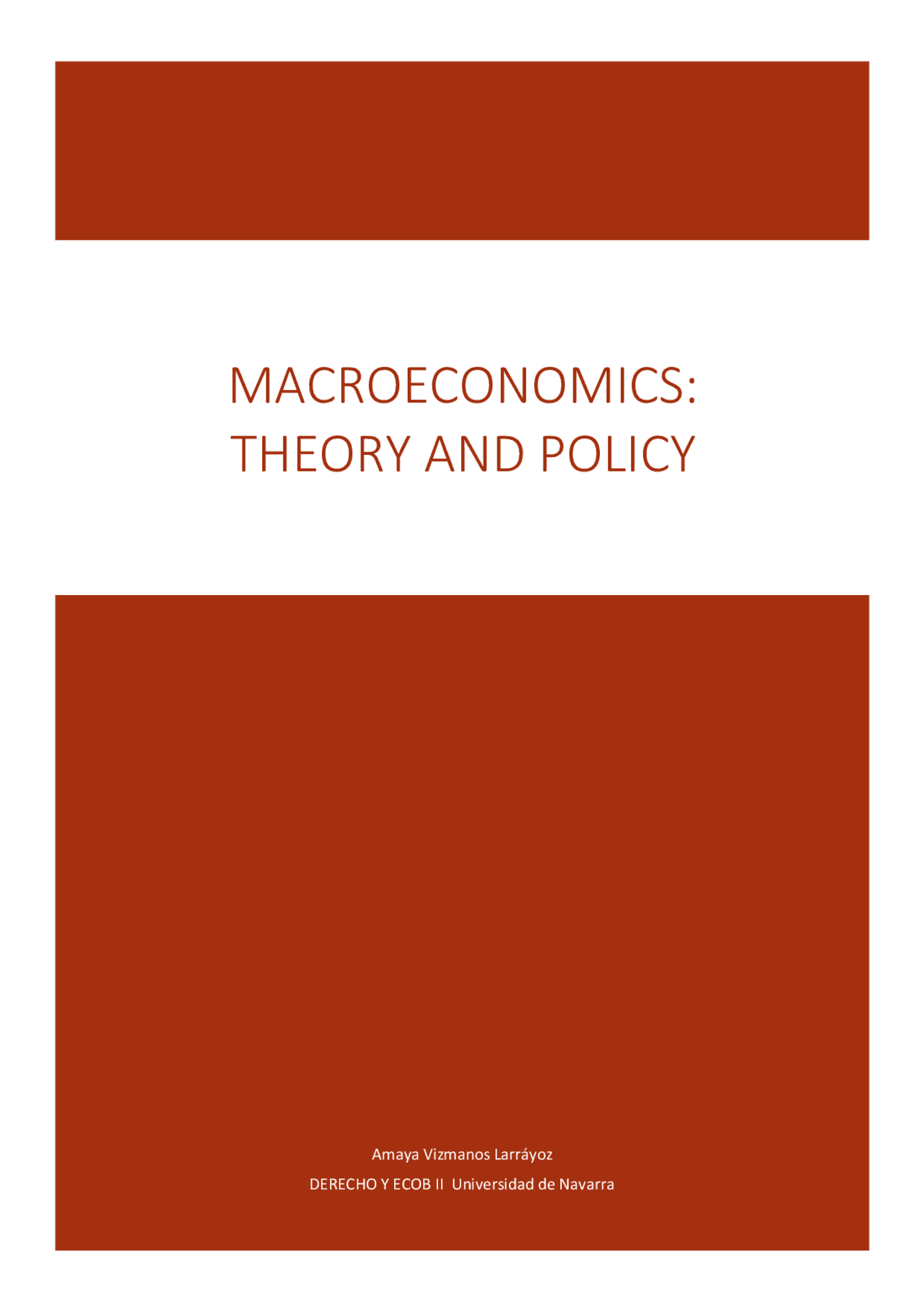 Apuntes Macroeconomía Avanzada Apuntes De Macroeconomía Docsity