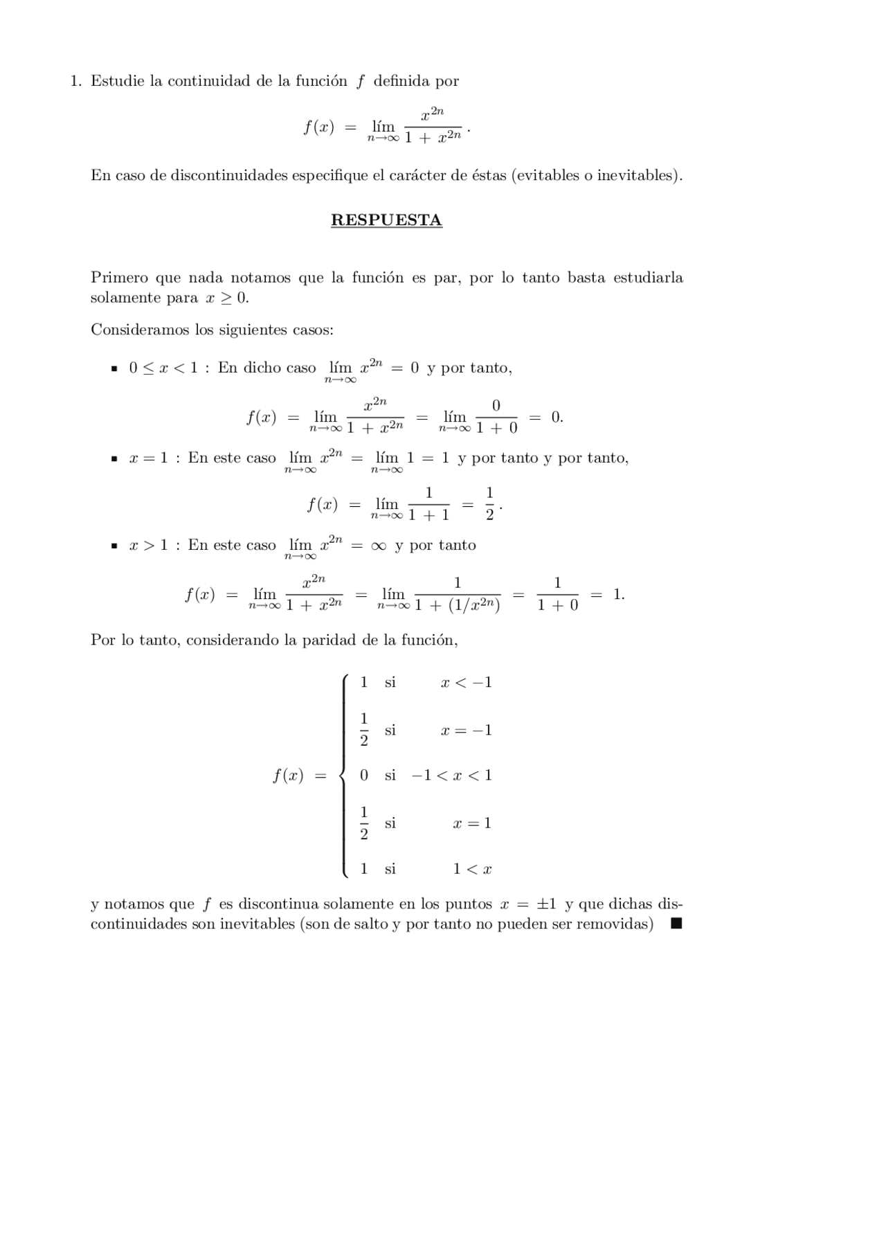 Calculo 1 Problemas Resueltos Ejercicios De Cálculo Avanzado Docsity