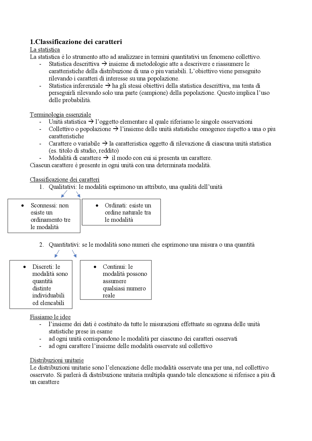Appunti Di Statistica Appunti Di Statistica Docsity