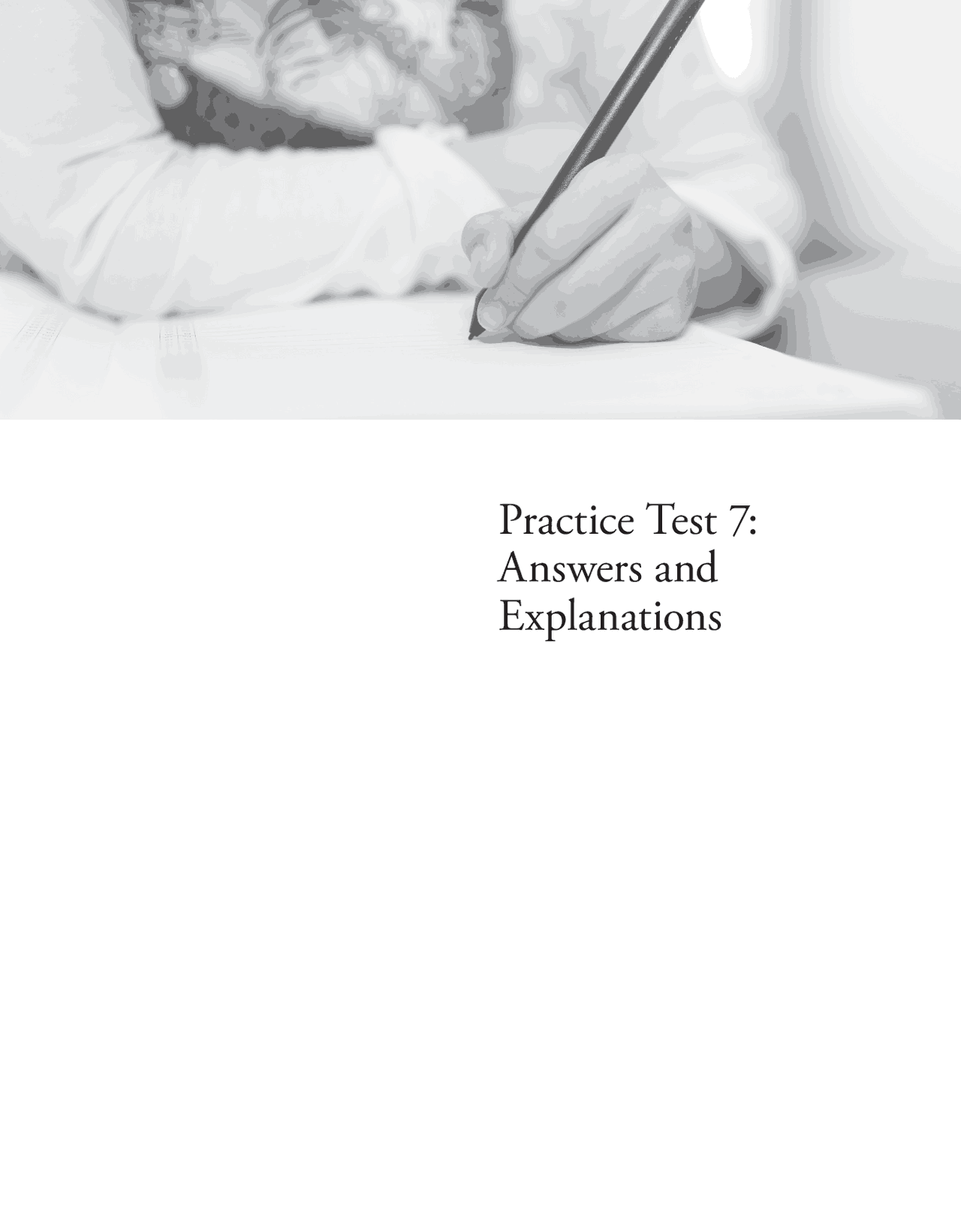 SAT Practice_Test_7_Answers_and_Explanations | Exams Mathematics | Docsity