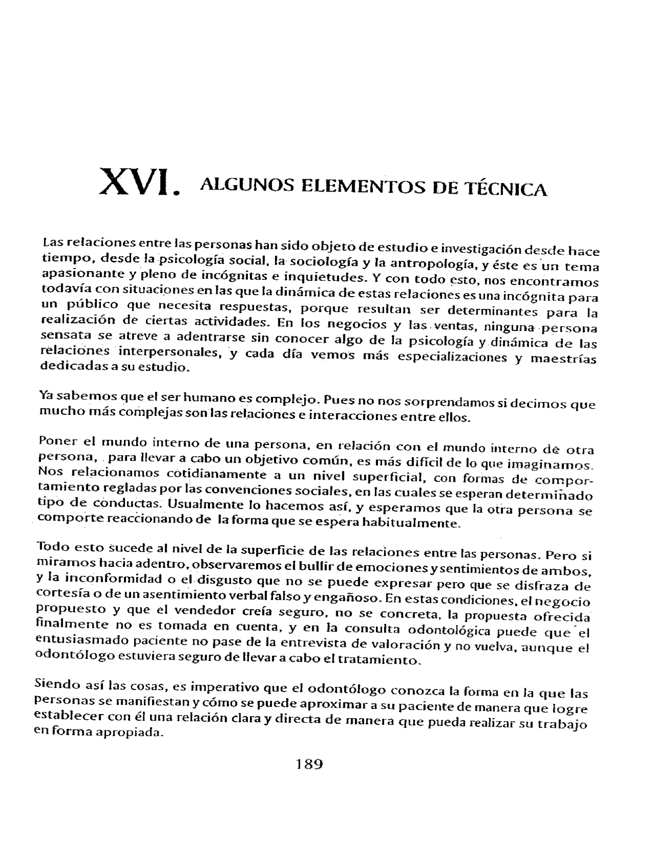 Algunos Elementos De Tecnicas Resúmenes De Psicología Docsity